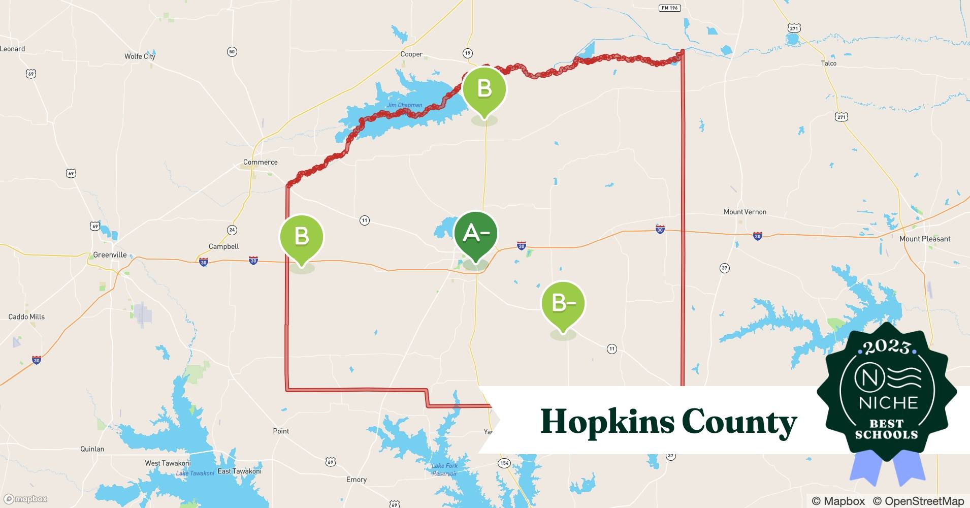 School Districts in Hopkins County, TX - Niche
