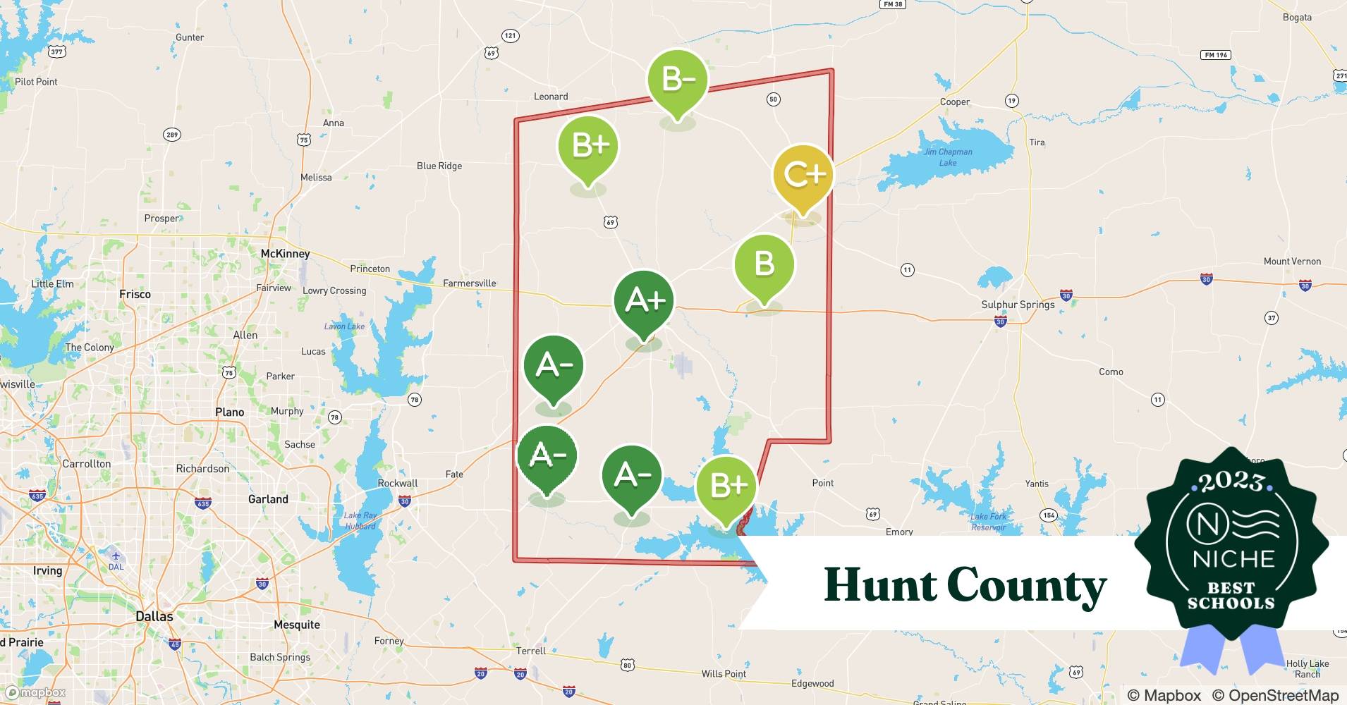 School Districts in Hunt County, TX - Niche