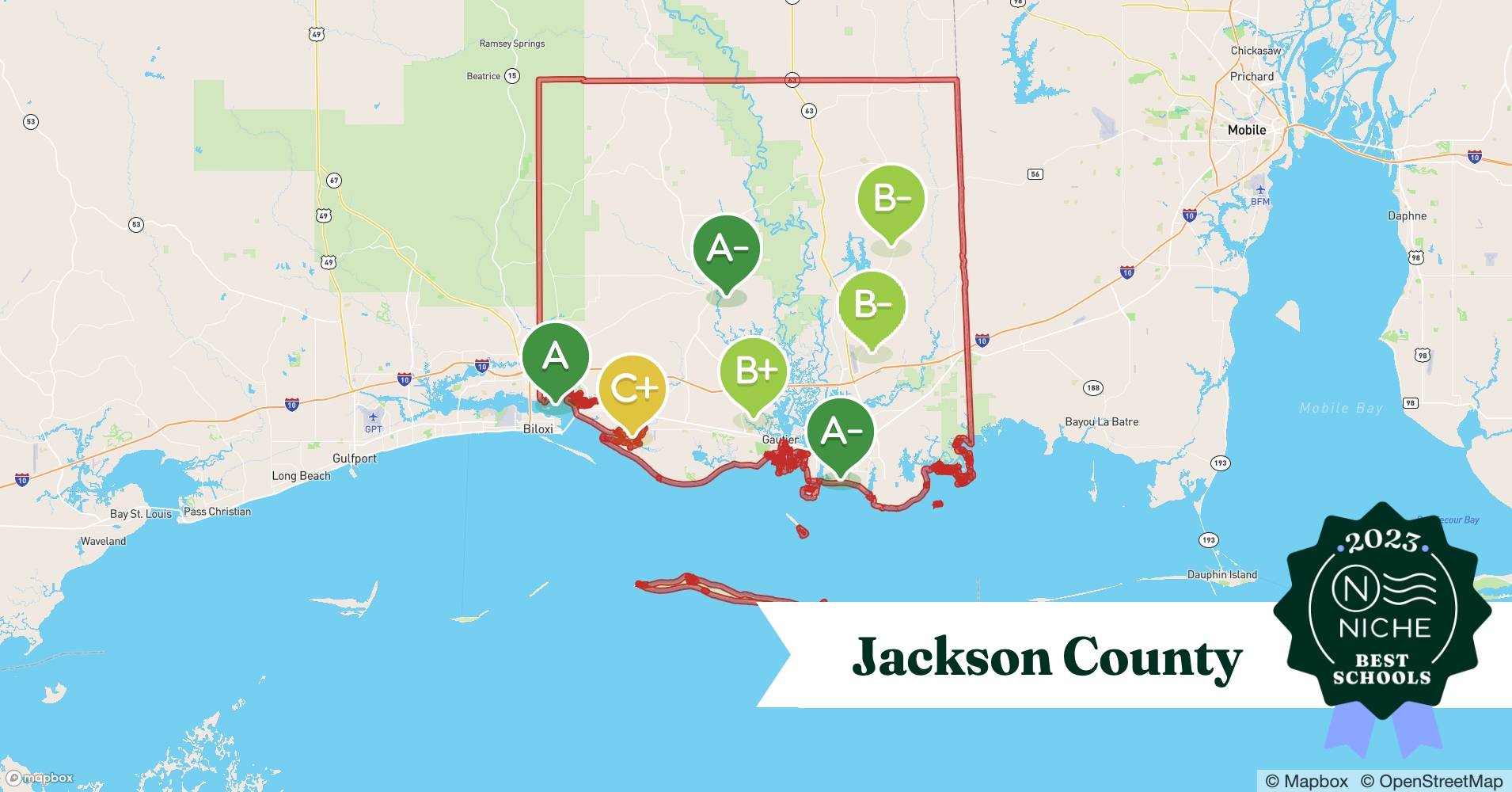School Districts in Jackson County, MS - Niche