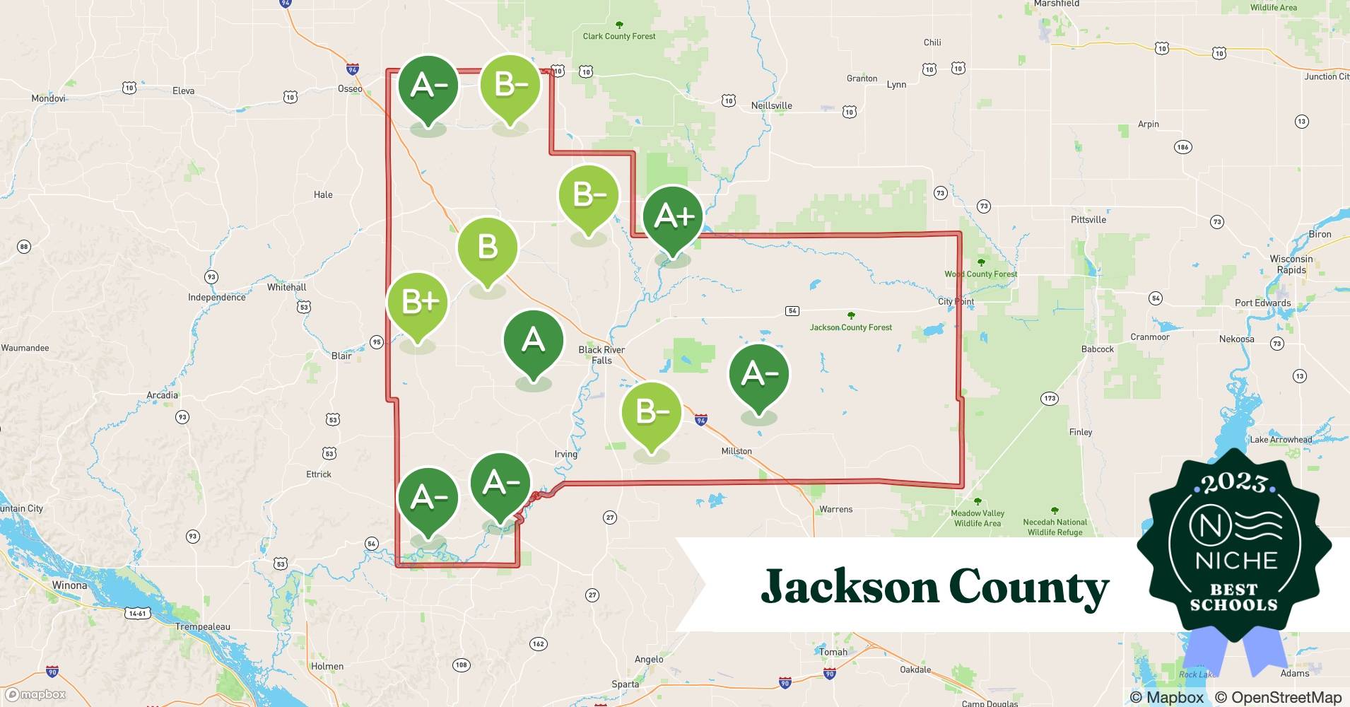 School Districts in Jackson County, WI - Niche