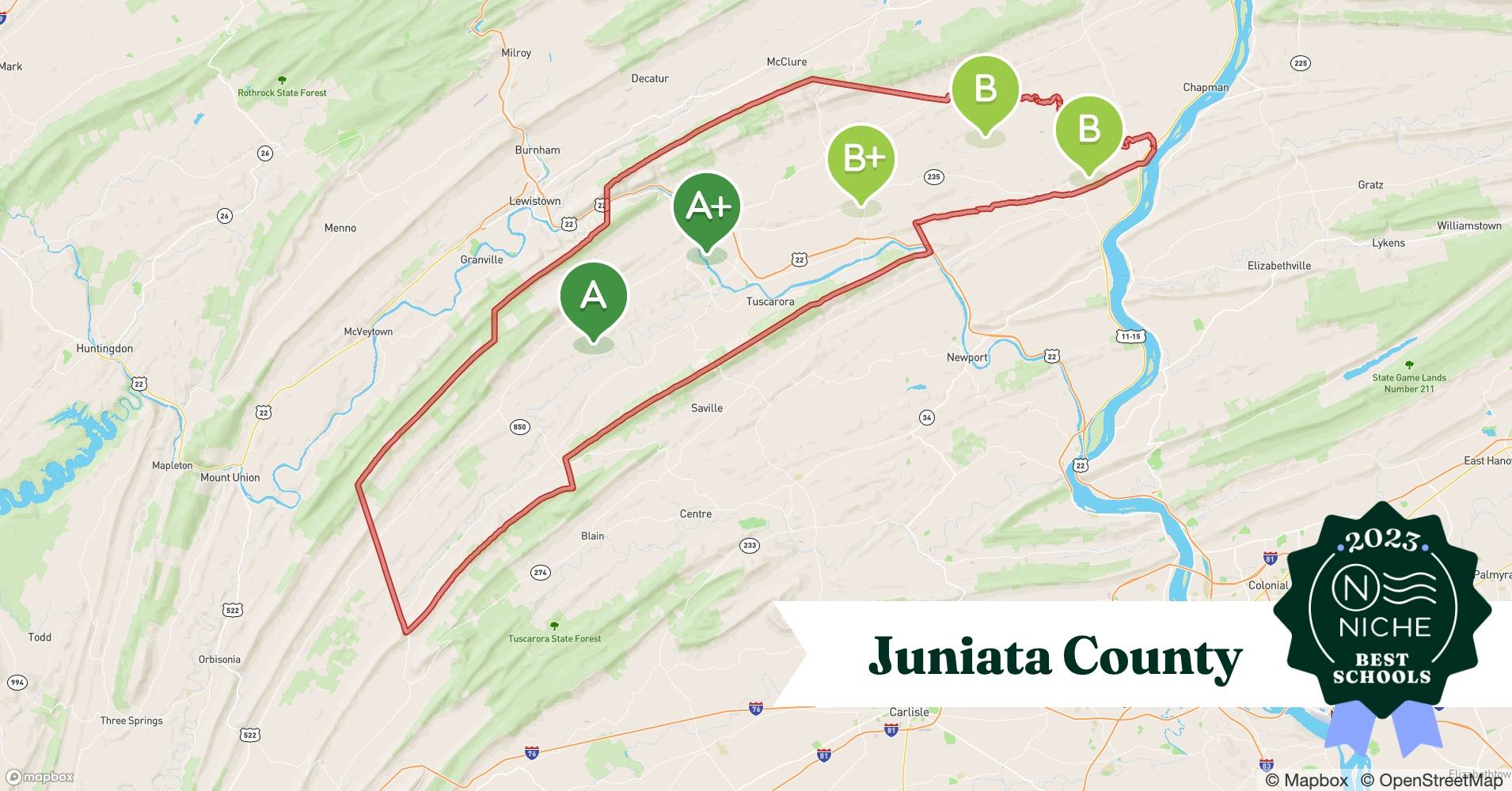School Districts in Juniata County, PA - Niche