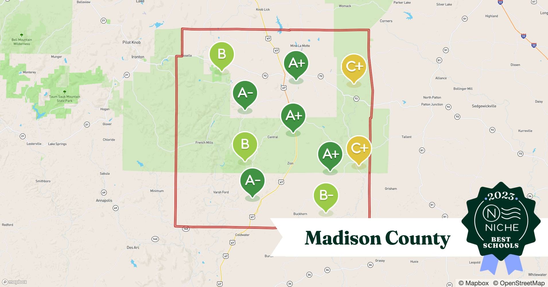 School Districts in Madison County, MO - Niche