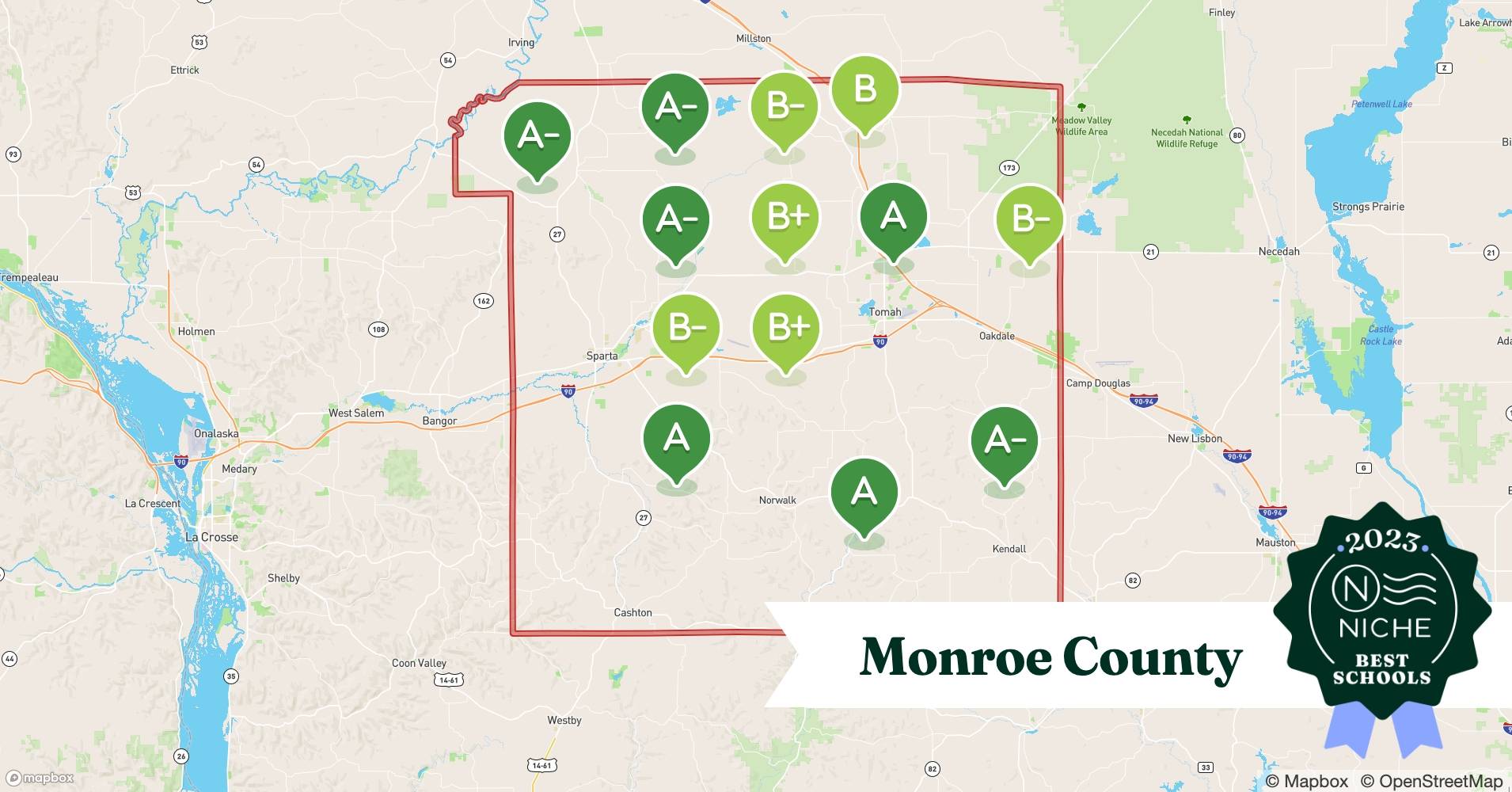 School Districts in Monroe County, WI - Niche