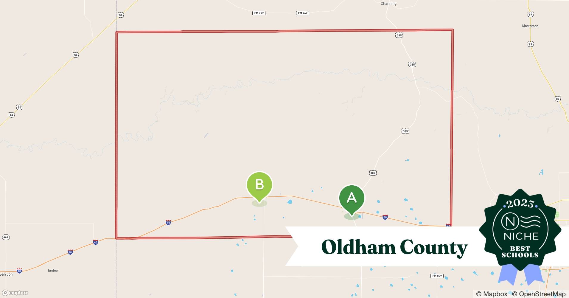School Districts in Oldham County, TX - Niche