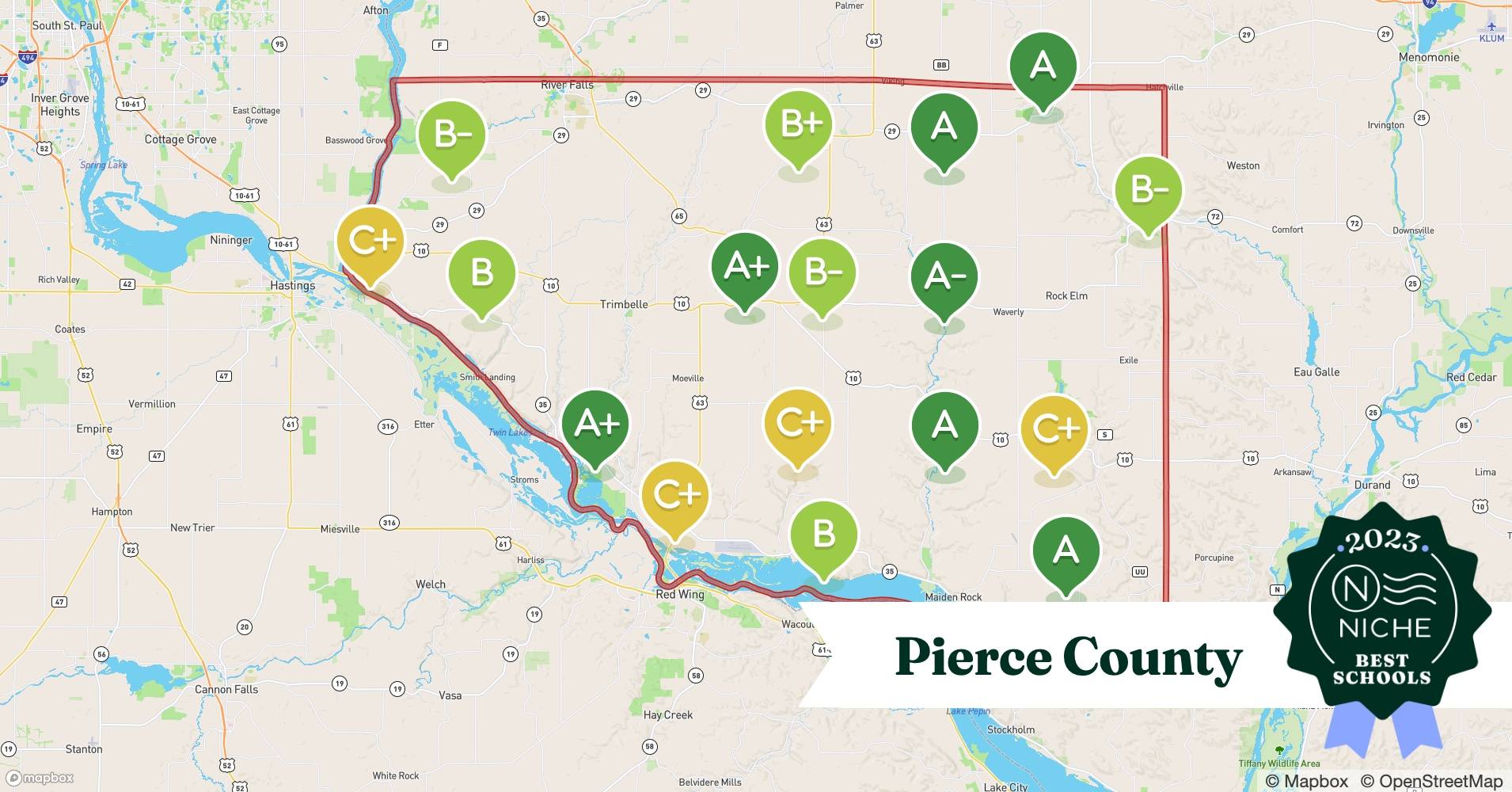 School Districts in Pierce County, WI - Niche