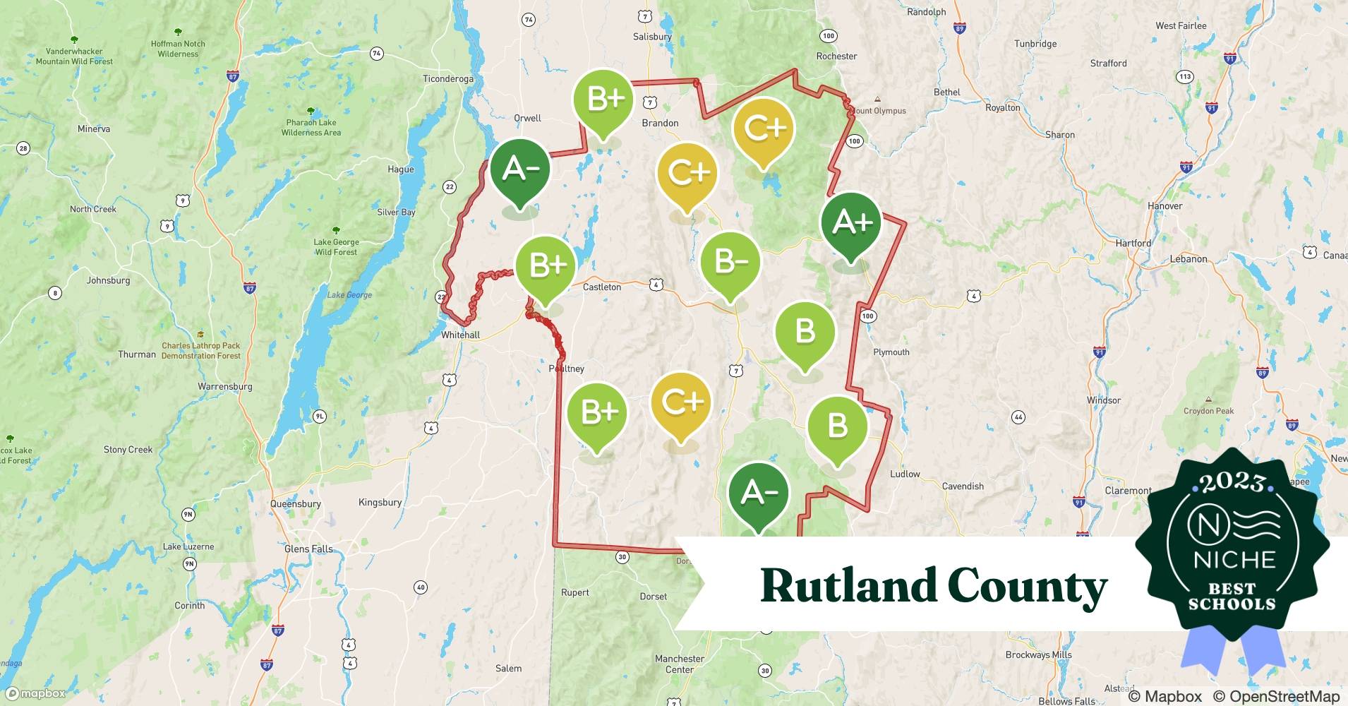 School Districts in Rutland County, VT - Niche