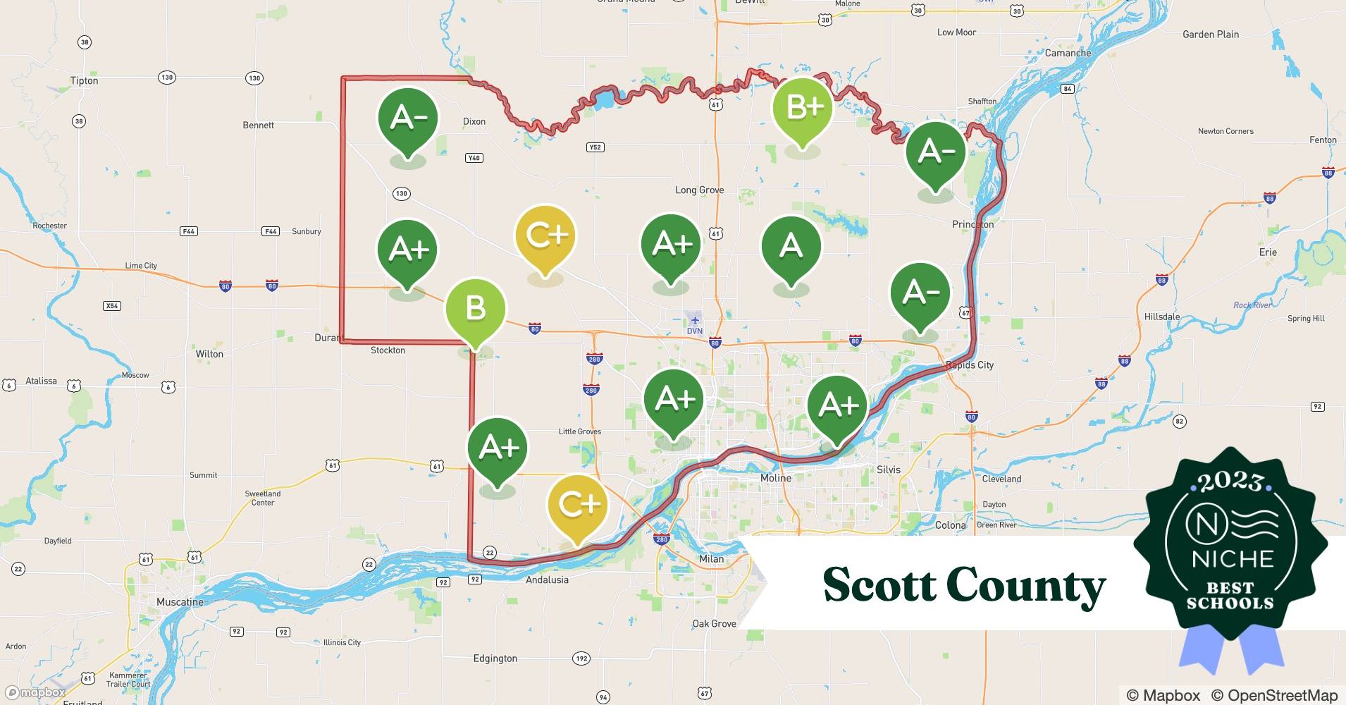 School Districts in Scott County, IA - Niche
