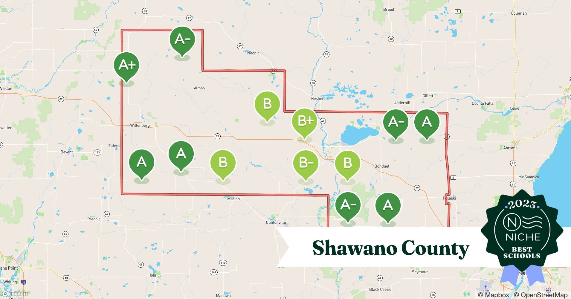 School Districts in Shawano County, WI - Niche