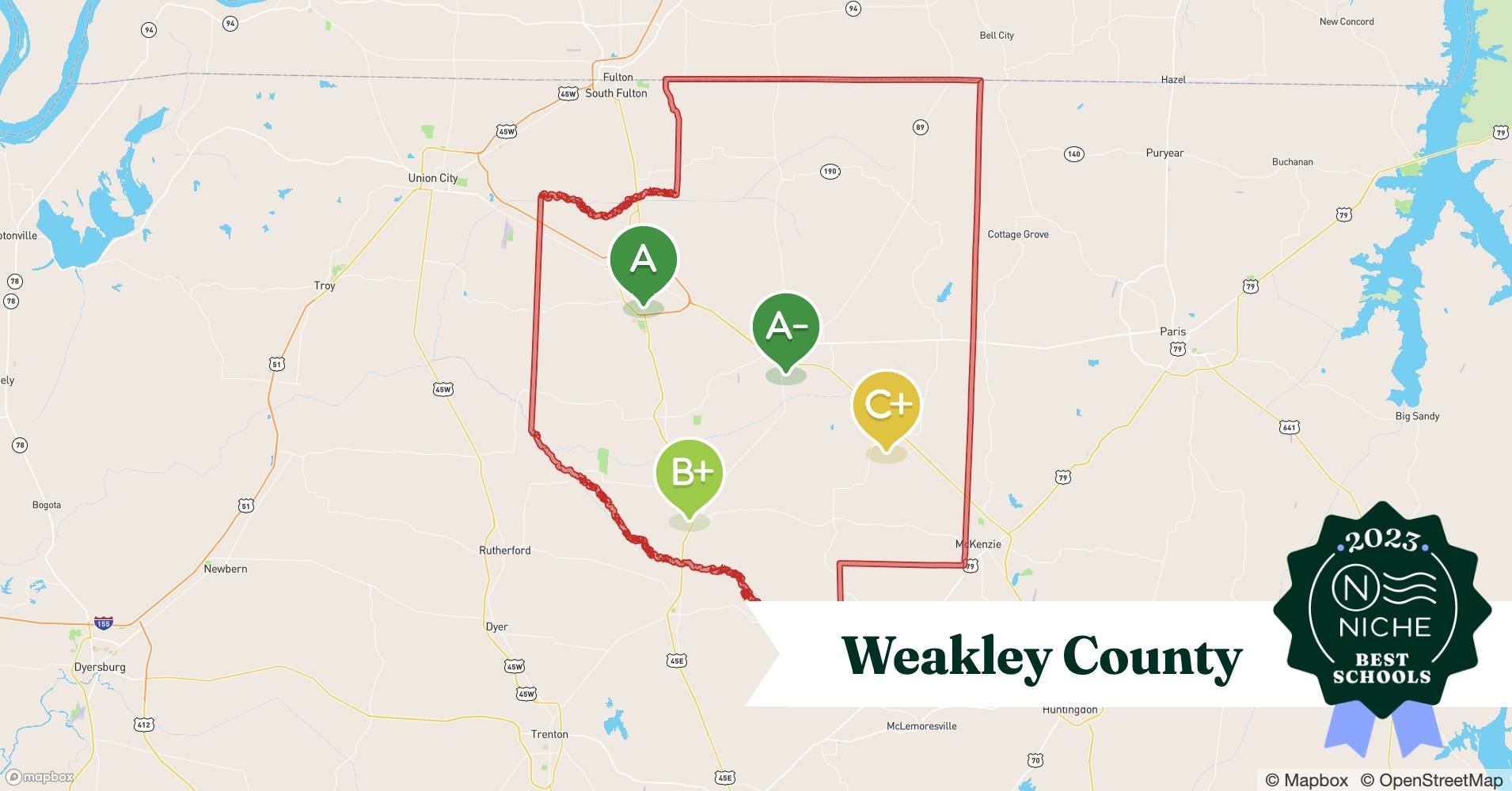 School Districts in Weakley County, TN - Niche