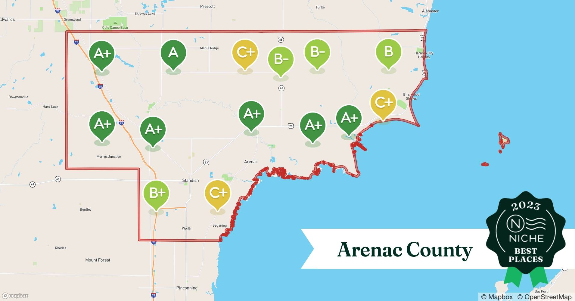 2023 Safe Places to Live in Arenac County, MI - Niche