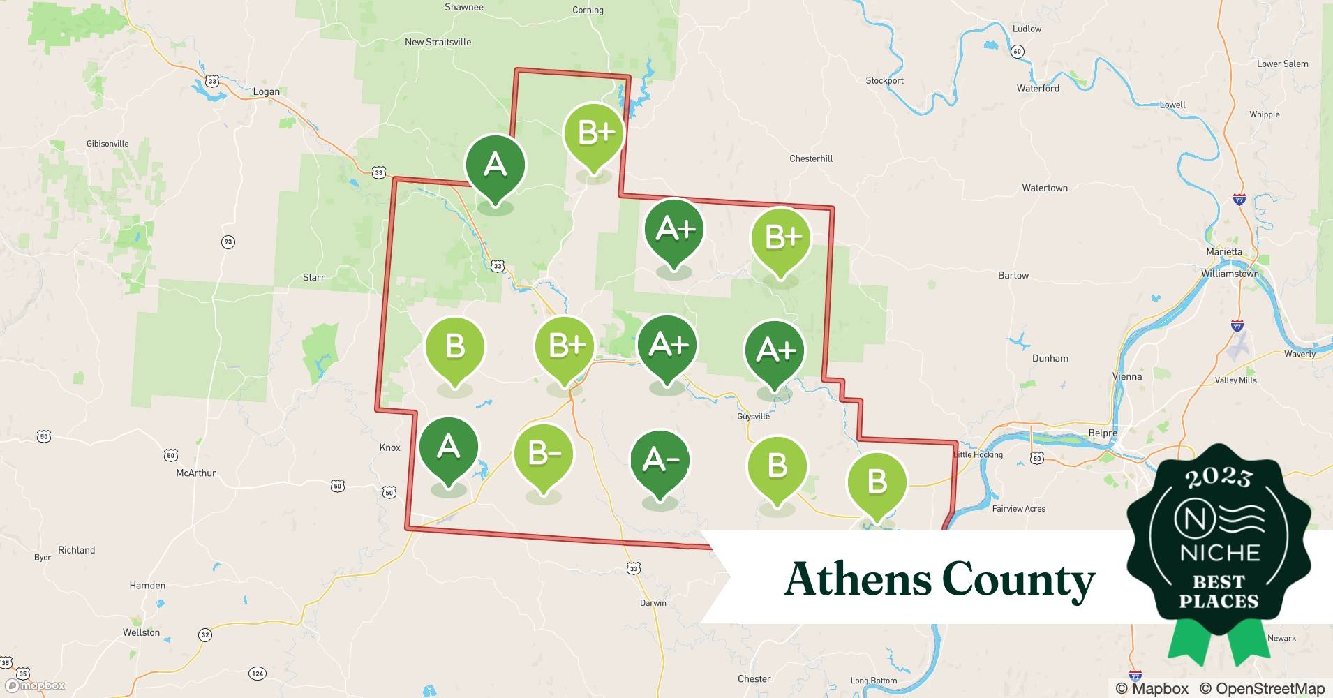 2023 Best Places to Live in Athens County, OH - Niche