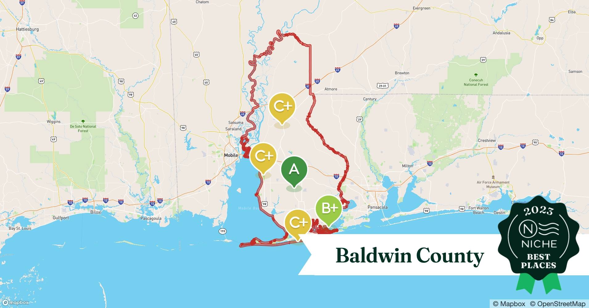 2023 Best Places to Live in Baldwin County, AL - Niche