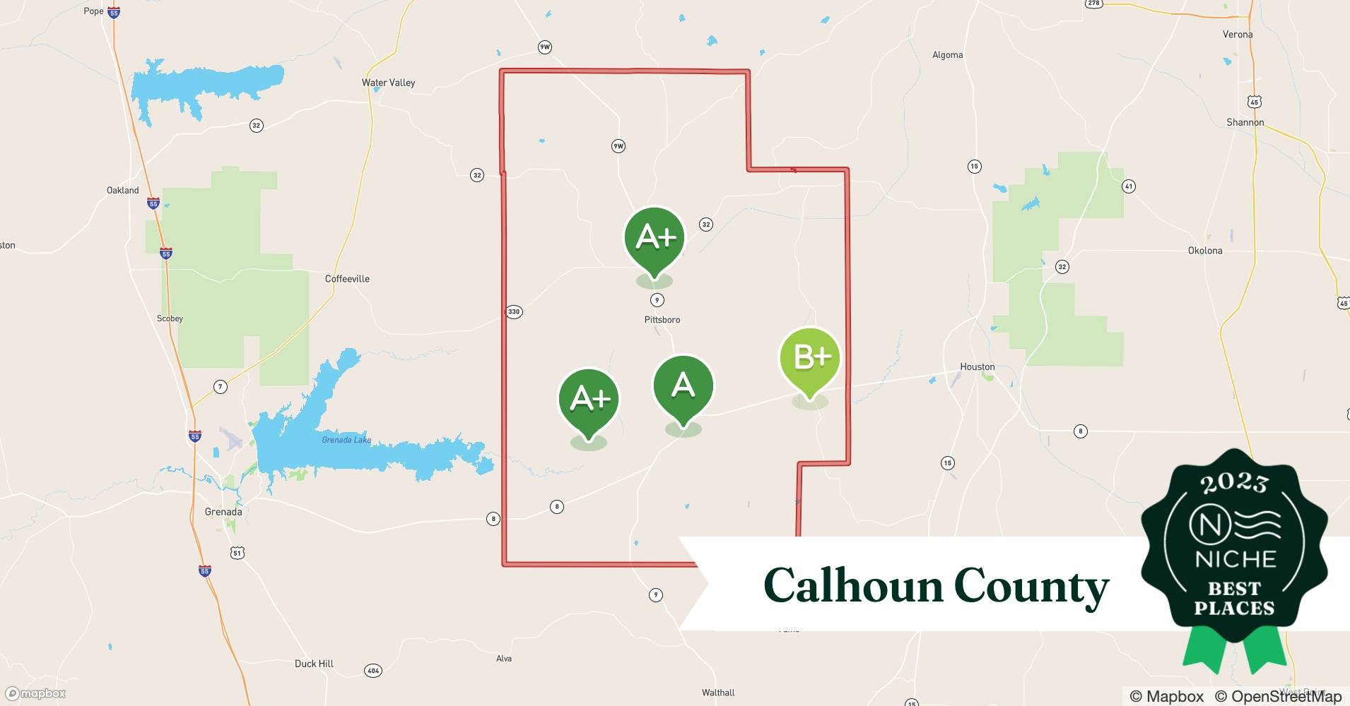 2023 Best Places to Live in Calhoun County, MS - Niche