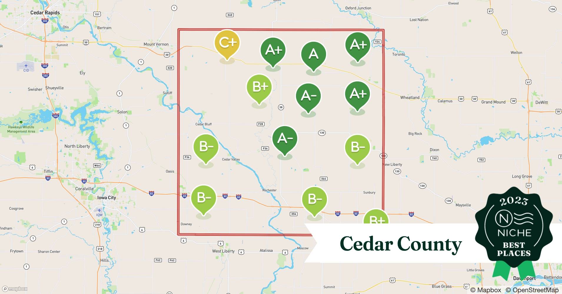 2023 Best Places to Live in Cedar County, IA - Niche