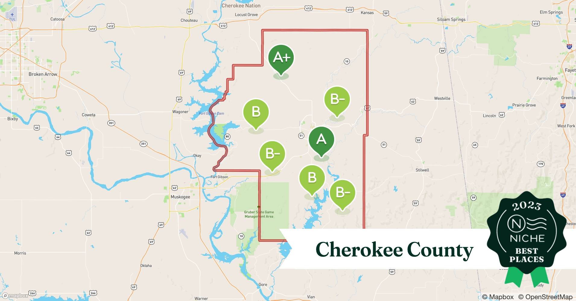 2023 Best Places to Live in Cherokee County, OK - Niche