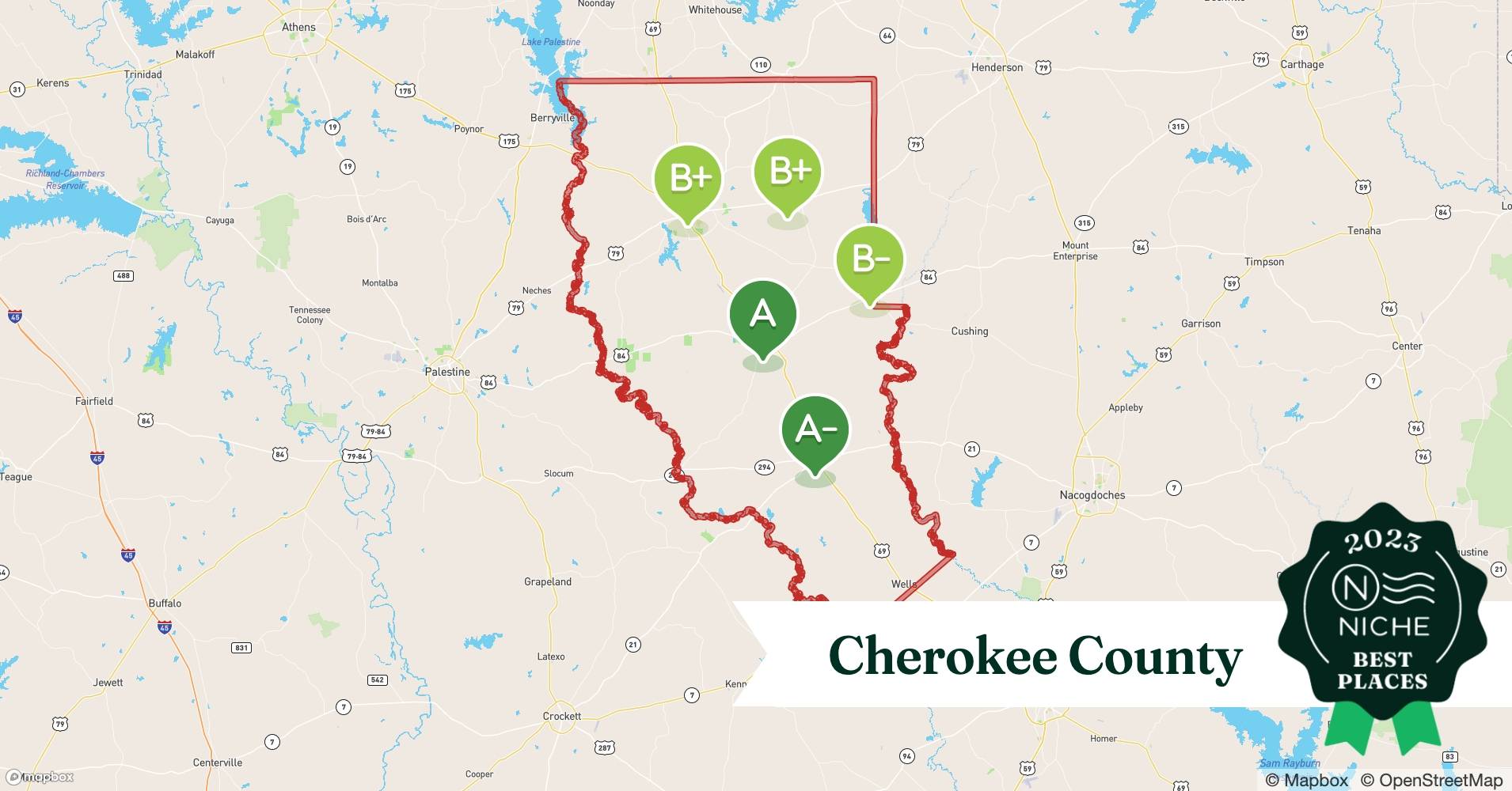 2023 Best Places to Live in Cherokee County, TX - Niche