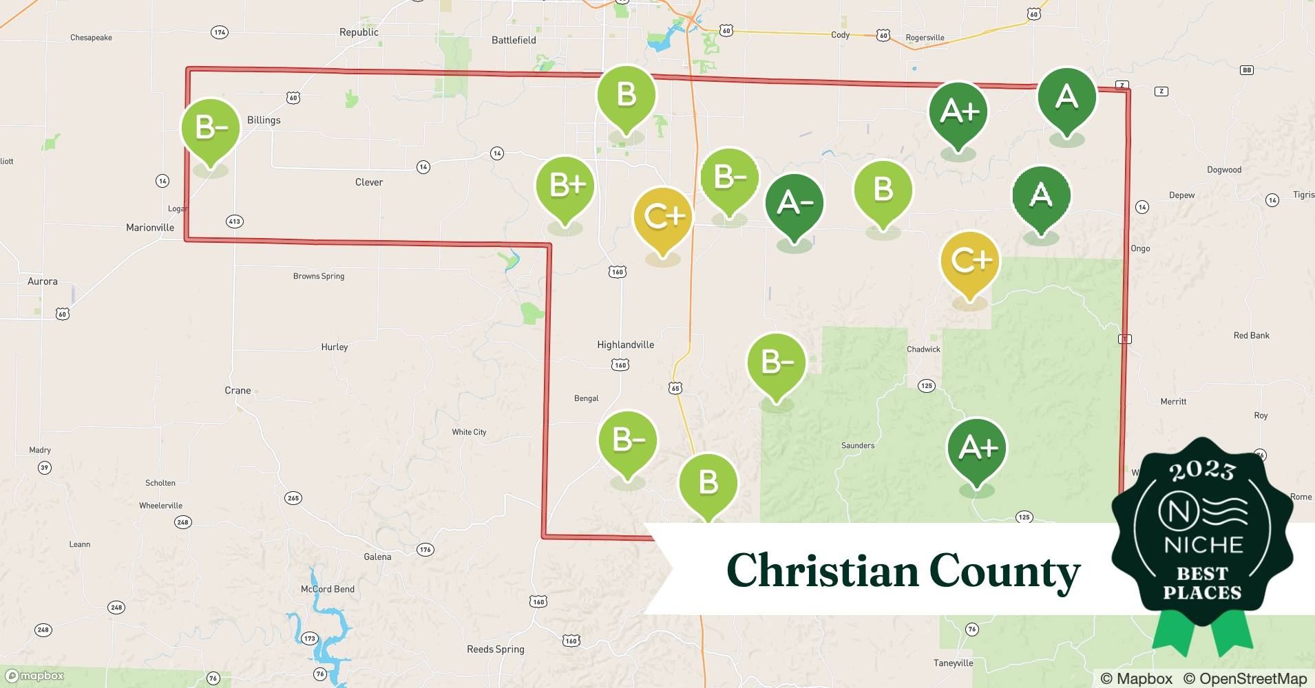 2023 Best Christian County ZIP Codes to Raise a Family - Niche