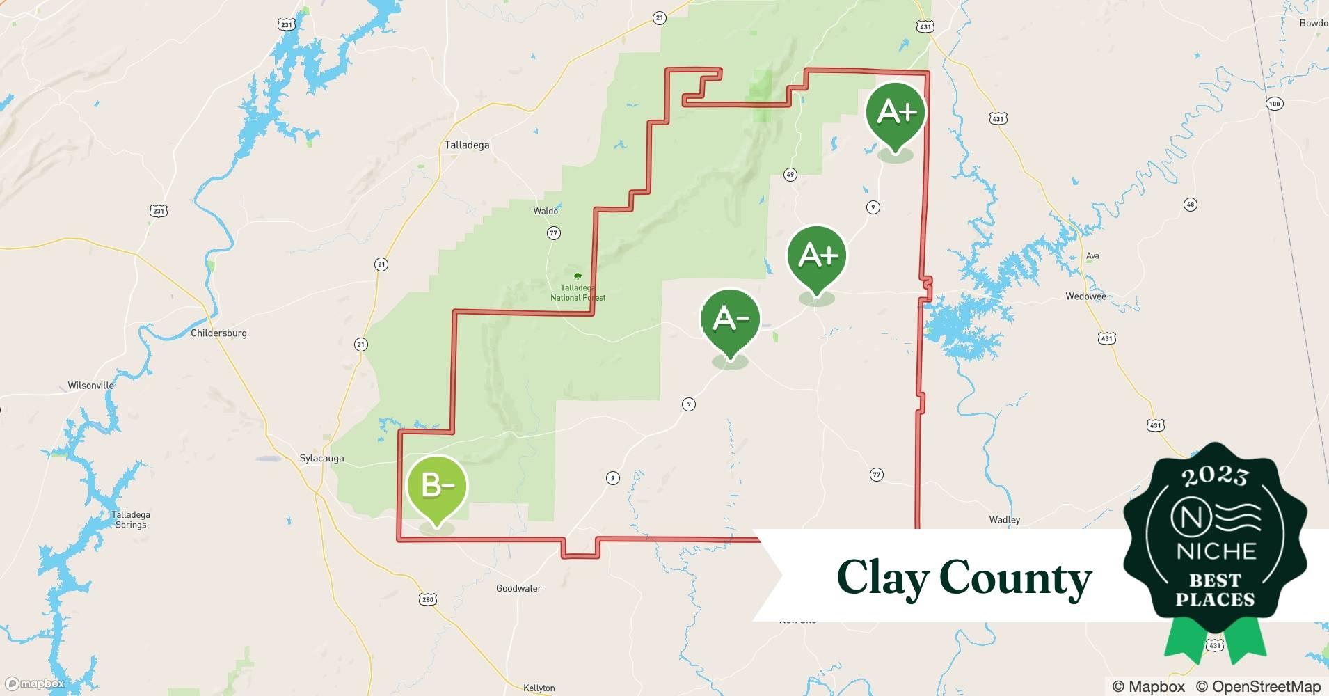 2023 Best Places to Live in Clay County, AL - Niche