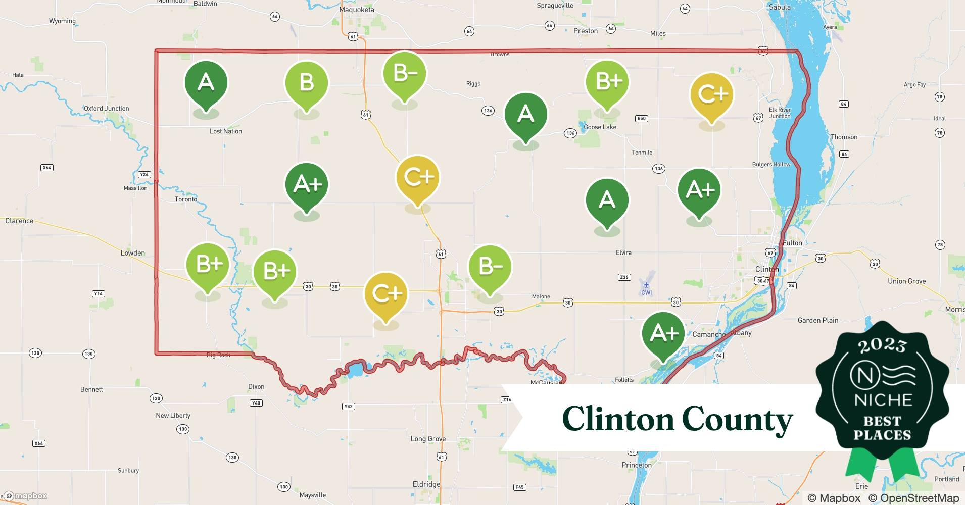 2023 Best Places to Live in Clinton County, IA - Niche