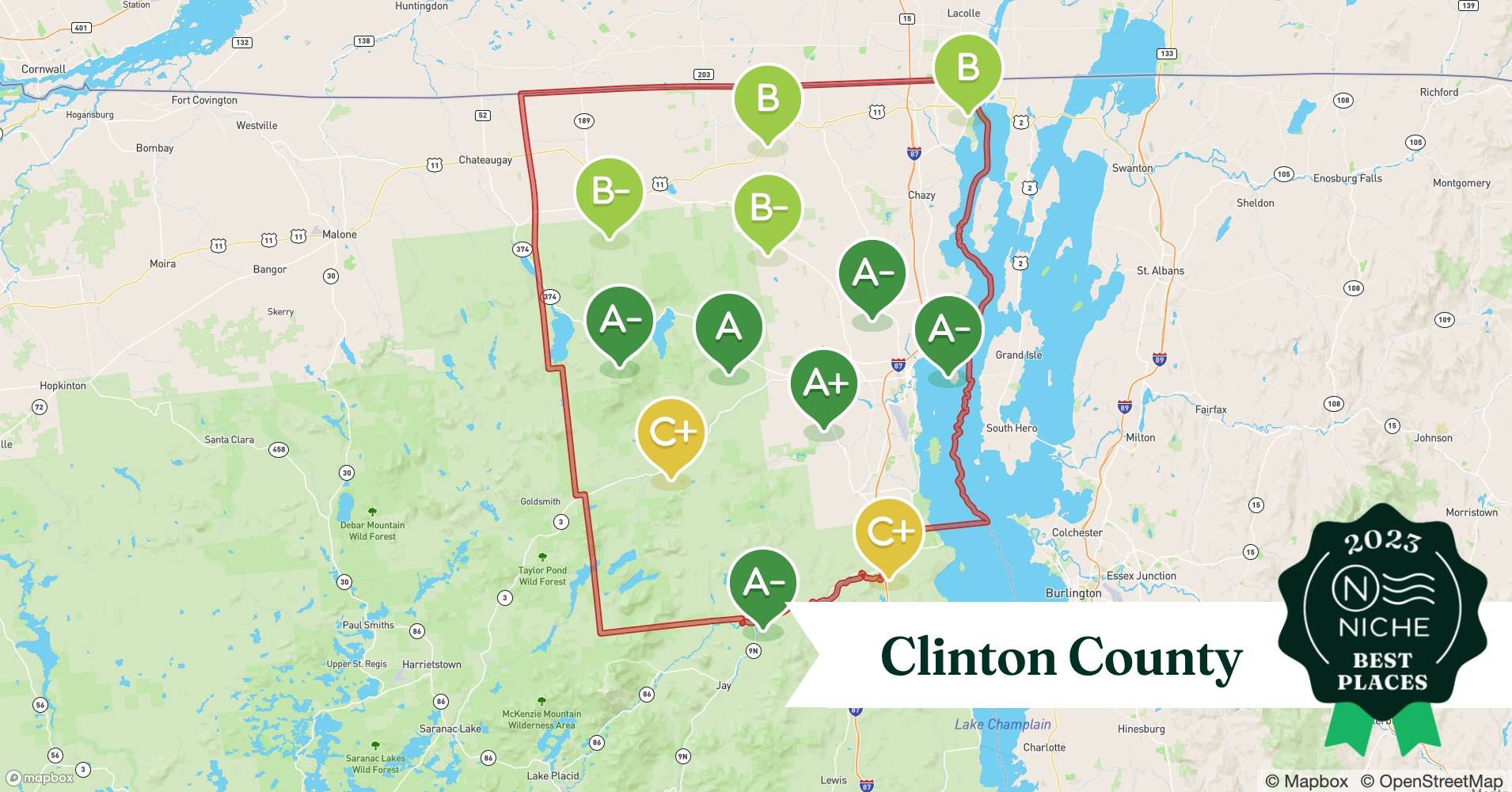 2023 Best Places to Live in Clinton County, NY - Niche