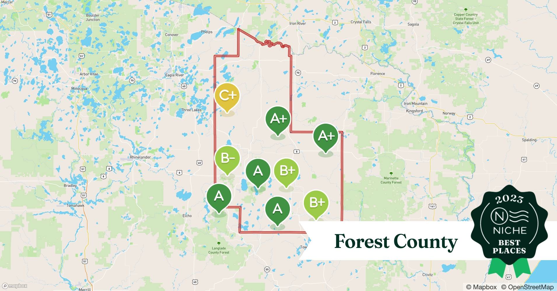 2023 Best Places to Live in Forest County, WI - Niche
