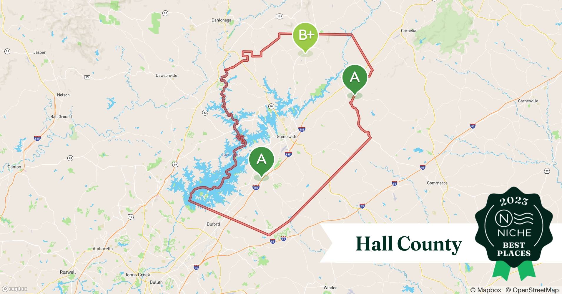 2023 Best Places to Live in Hall County, GA - Niche