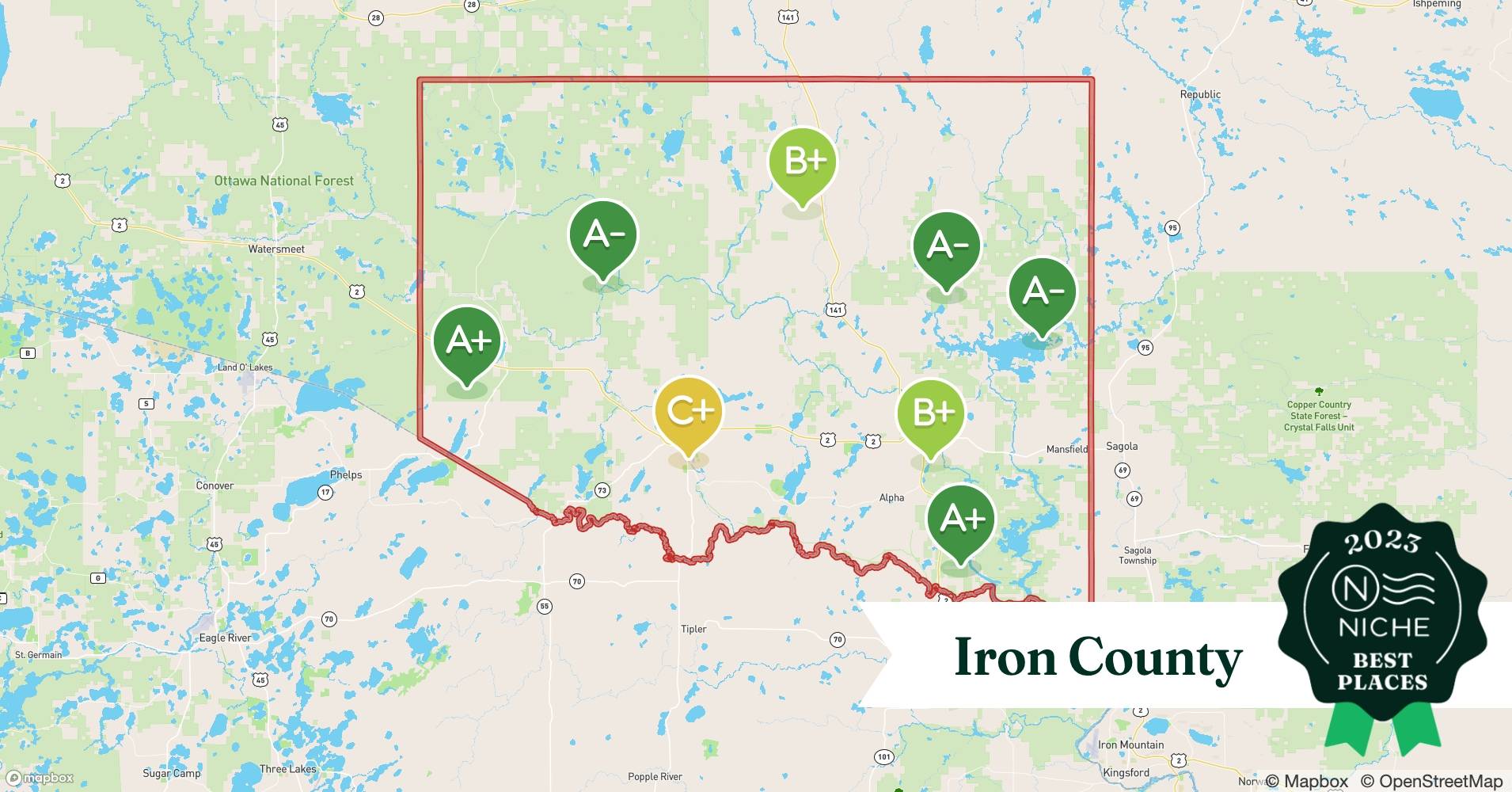 2023 Best Places to Live in Iron County, MI - Niche