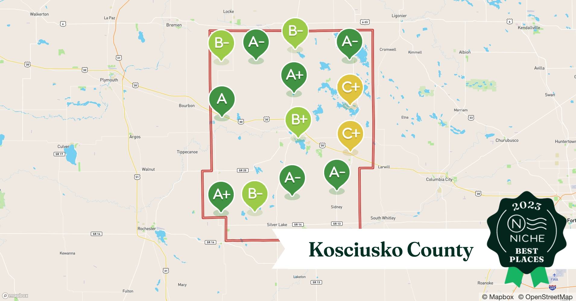2023 Best Places to Live in Kosciusko County, IN - Niche