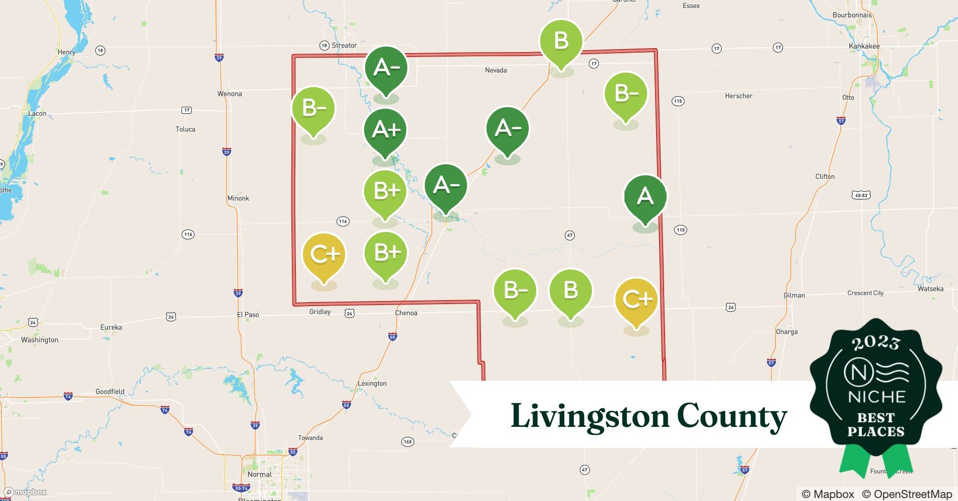 2023 Best Places to Live in Livingston County, IL - Niche