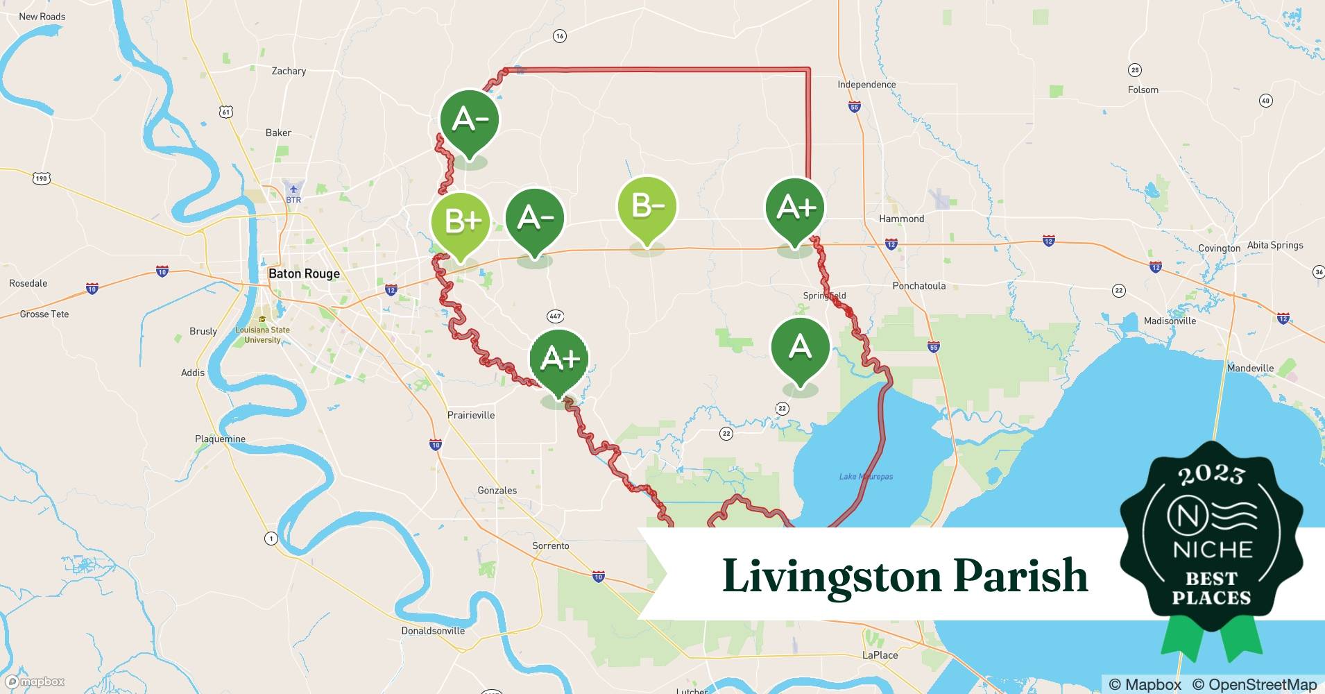 2023 Best Livingston Parish ZIP Codes to Raise a Family - Niche