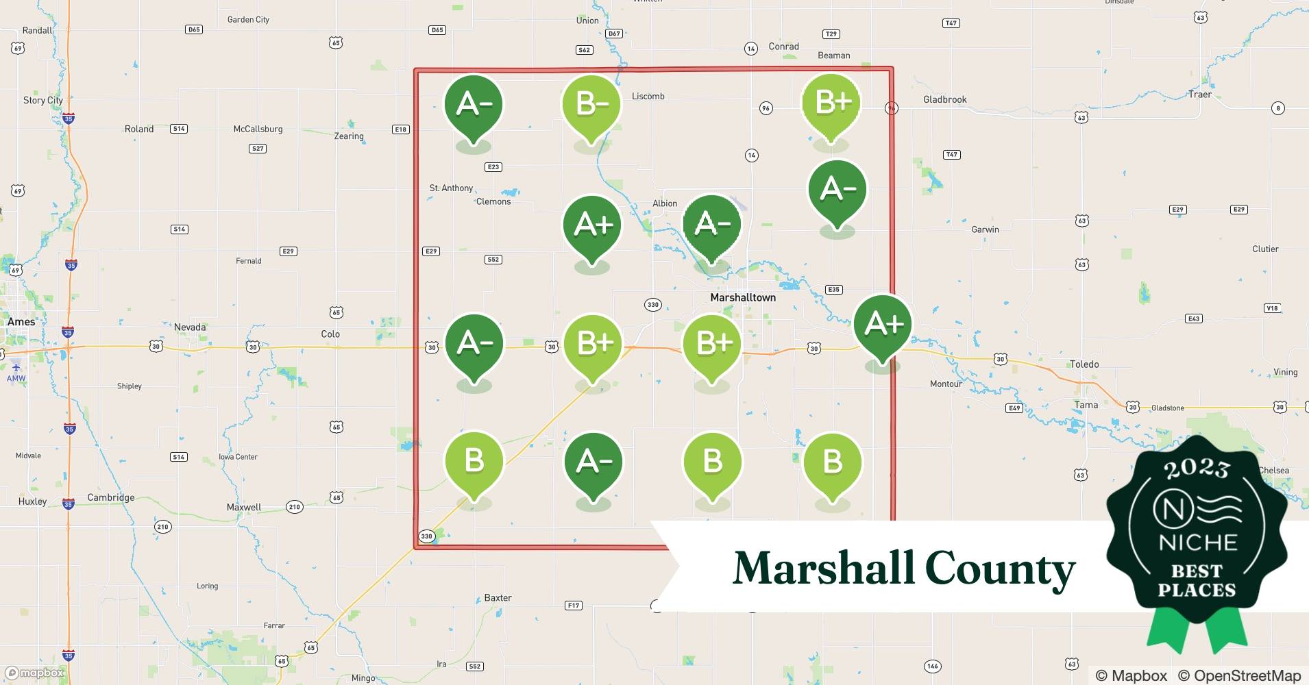 2023 Best Places to Live in Marshall County, IA - Niche