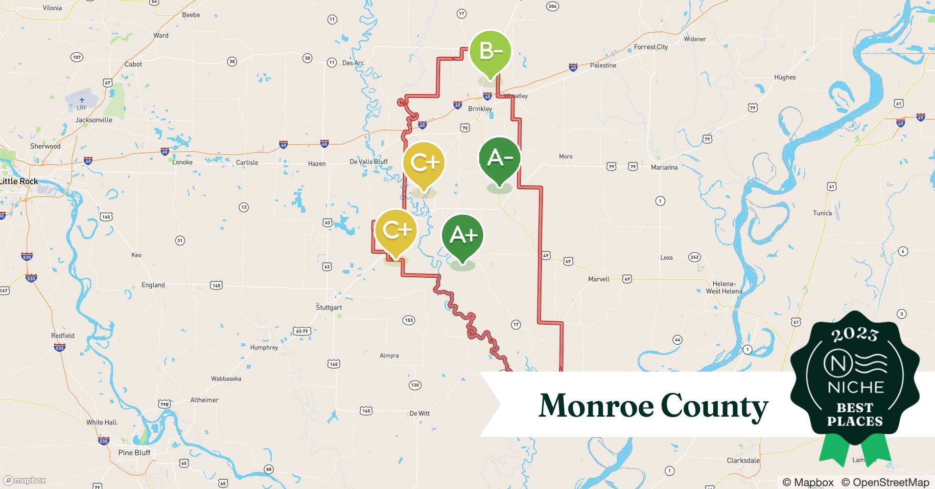 2023 Best Places to Live in Monroe County, AR - Niche