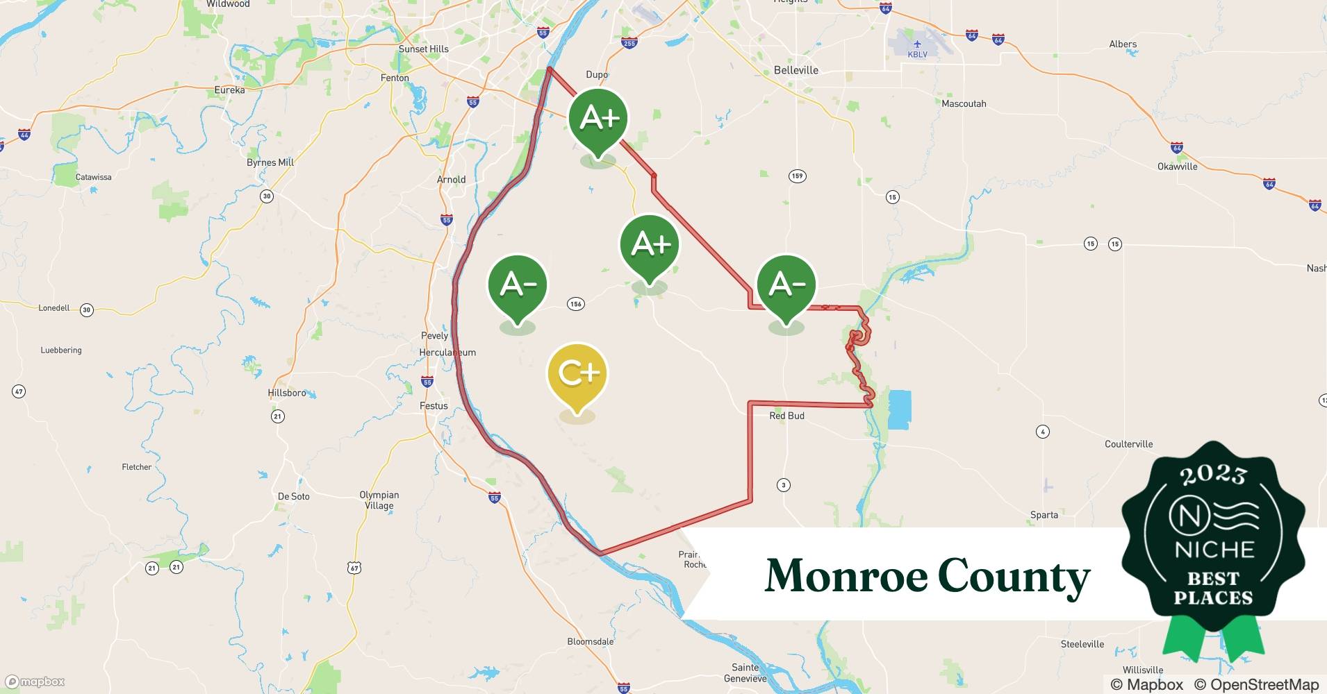2023 Best Places to Live in Monroe County, IL - Niche