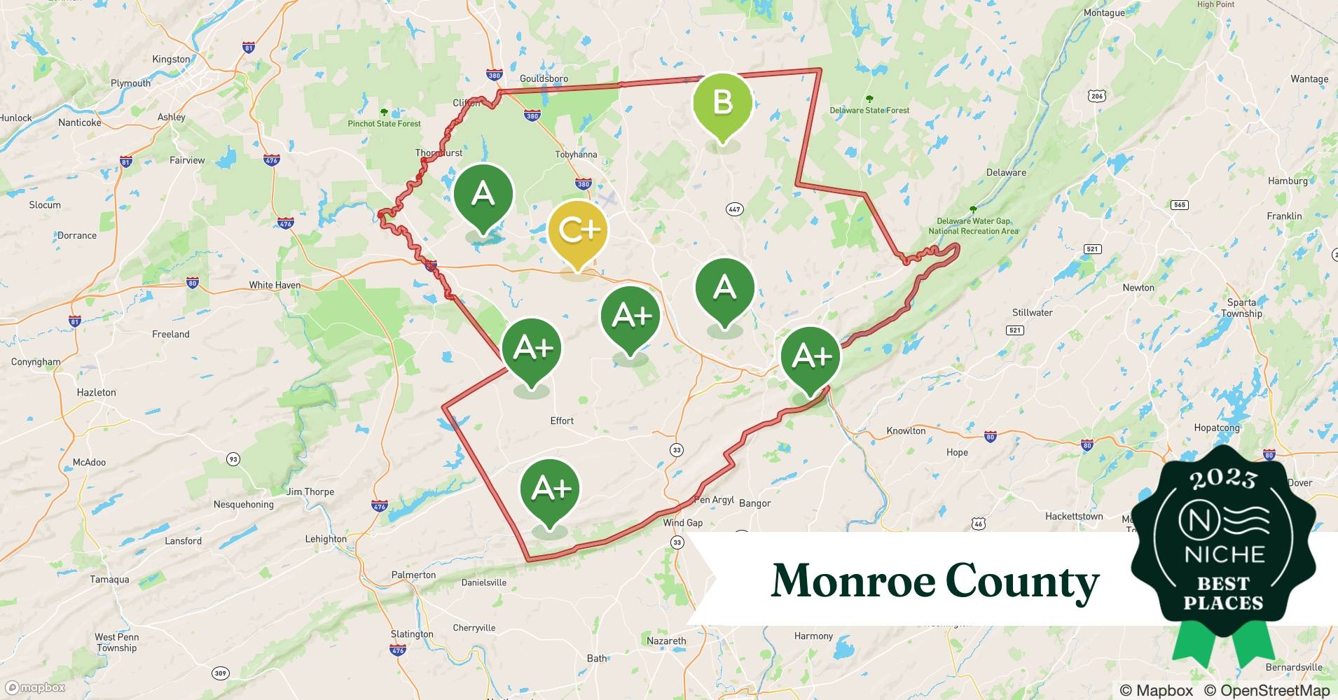 2023 Best Places to Live in Monroe County, PA - Niche