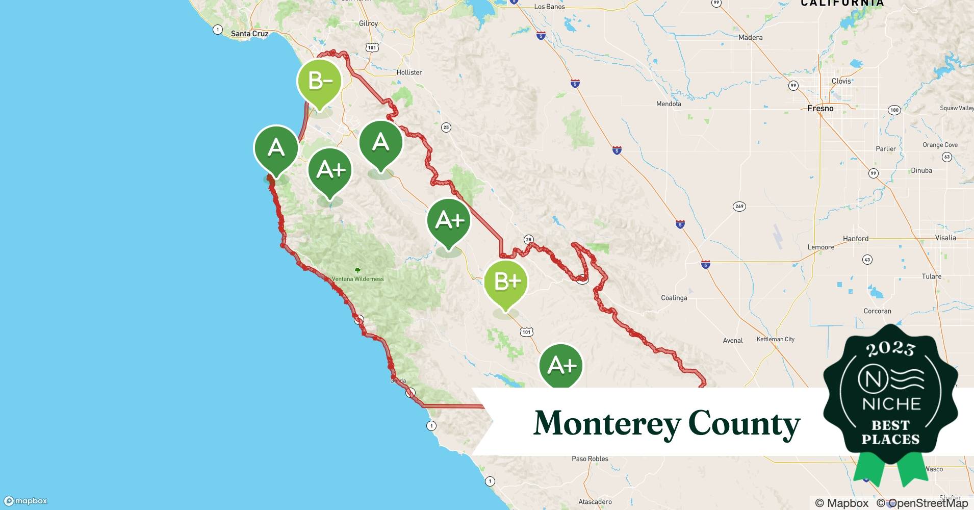 2023 Best Places to Live in Monterey County, CA - Niche