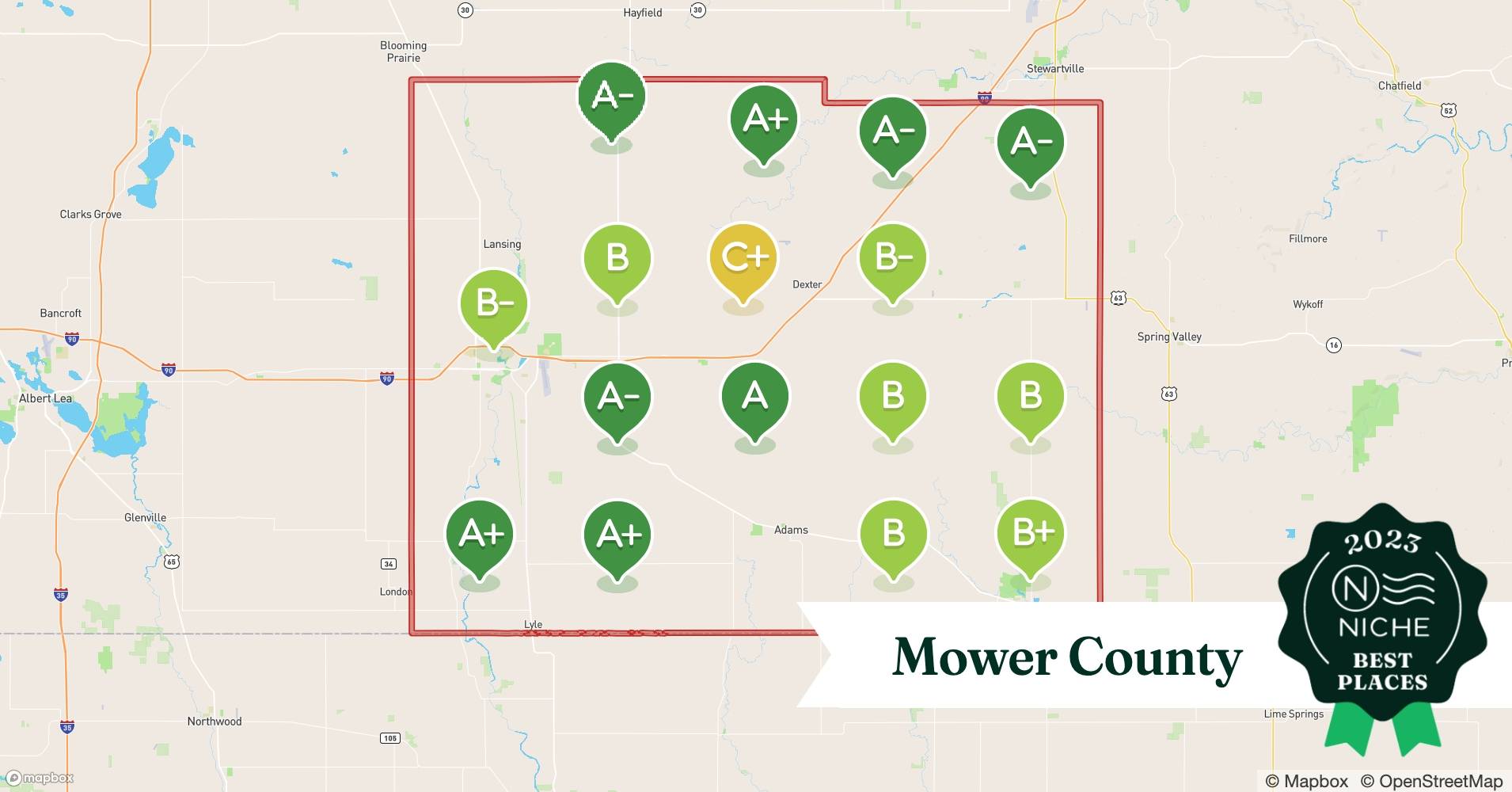 2023 Best Places to Live in Mower County, MN - Niche