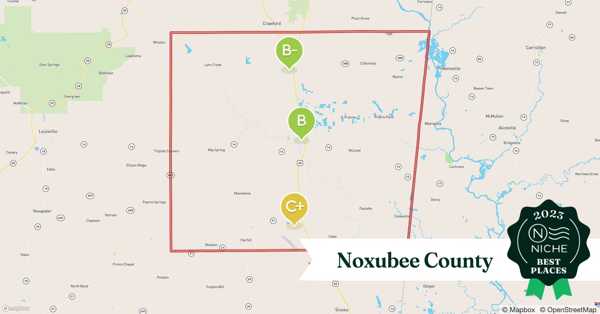 2023 Best Places to Live in Noxubee County, MS - Niche