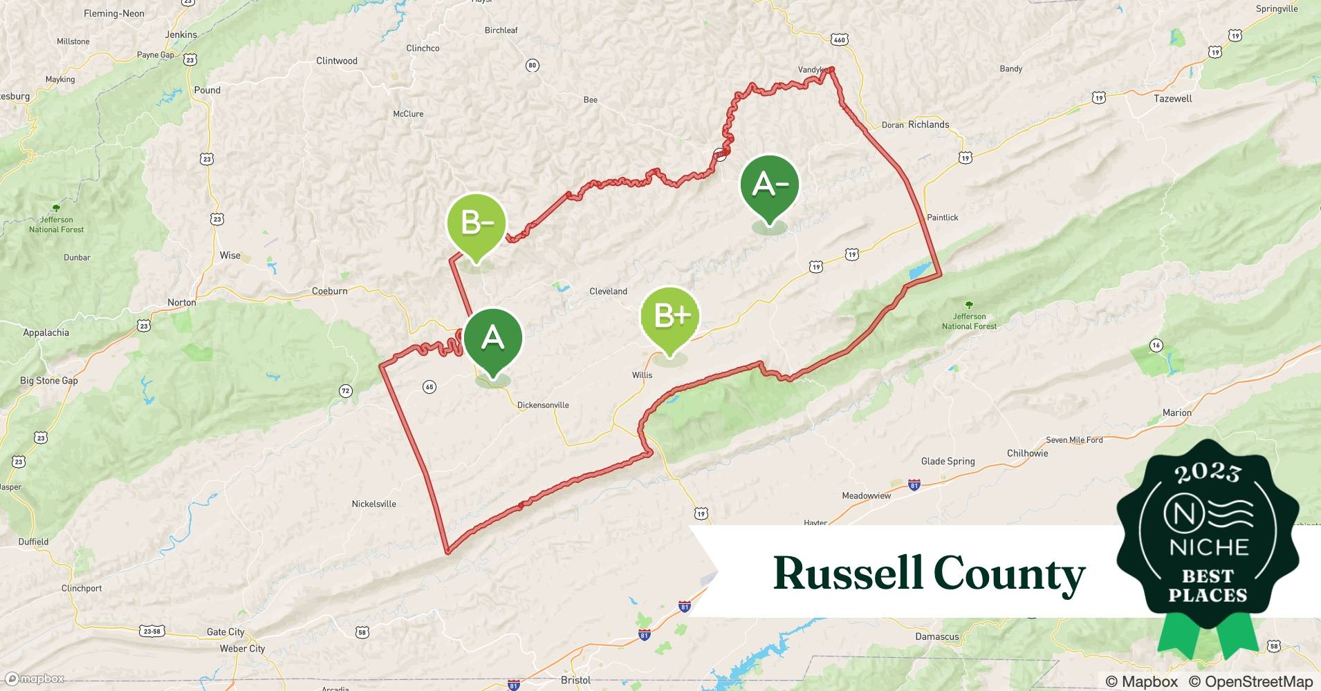 2023 Safe Places to Live in Russell County, VA - Niche