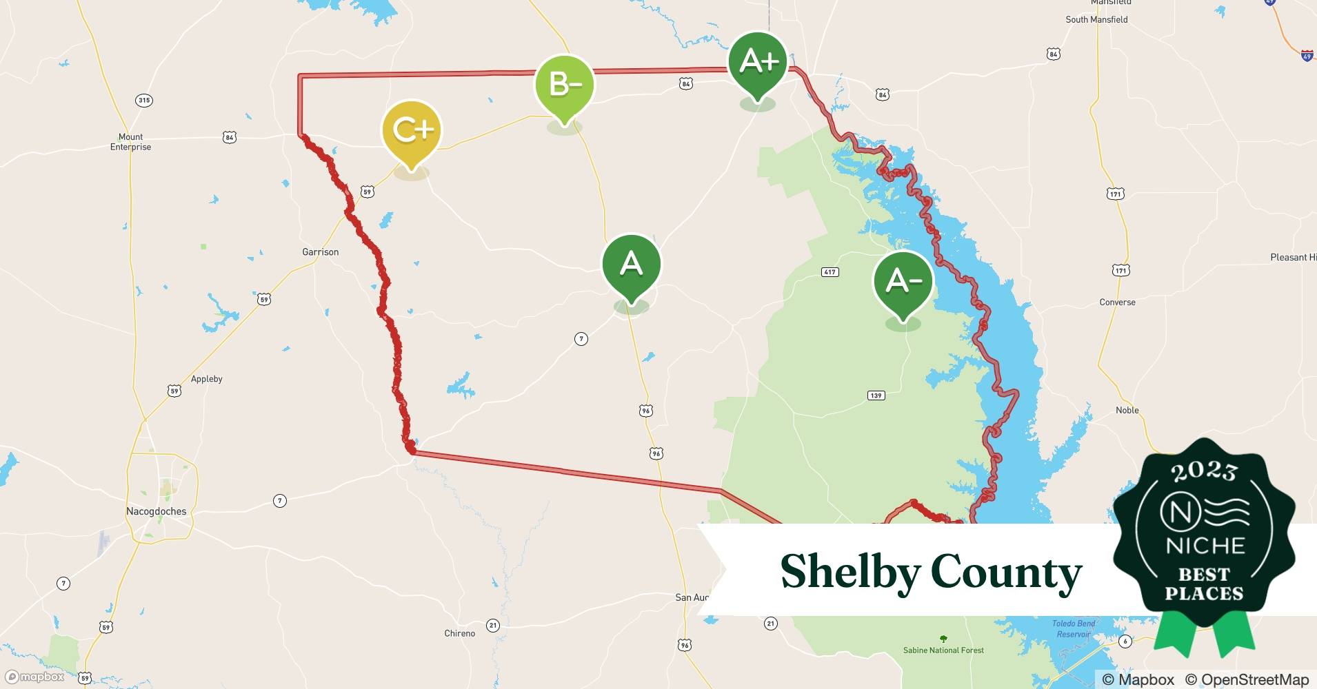 2023 Best Places to Live in Shelby County, TX - Niche