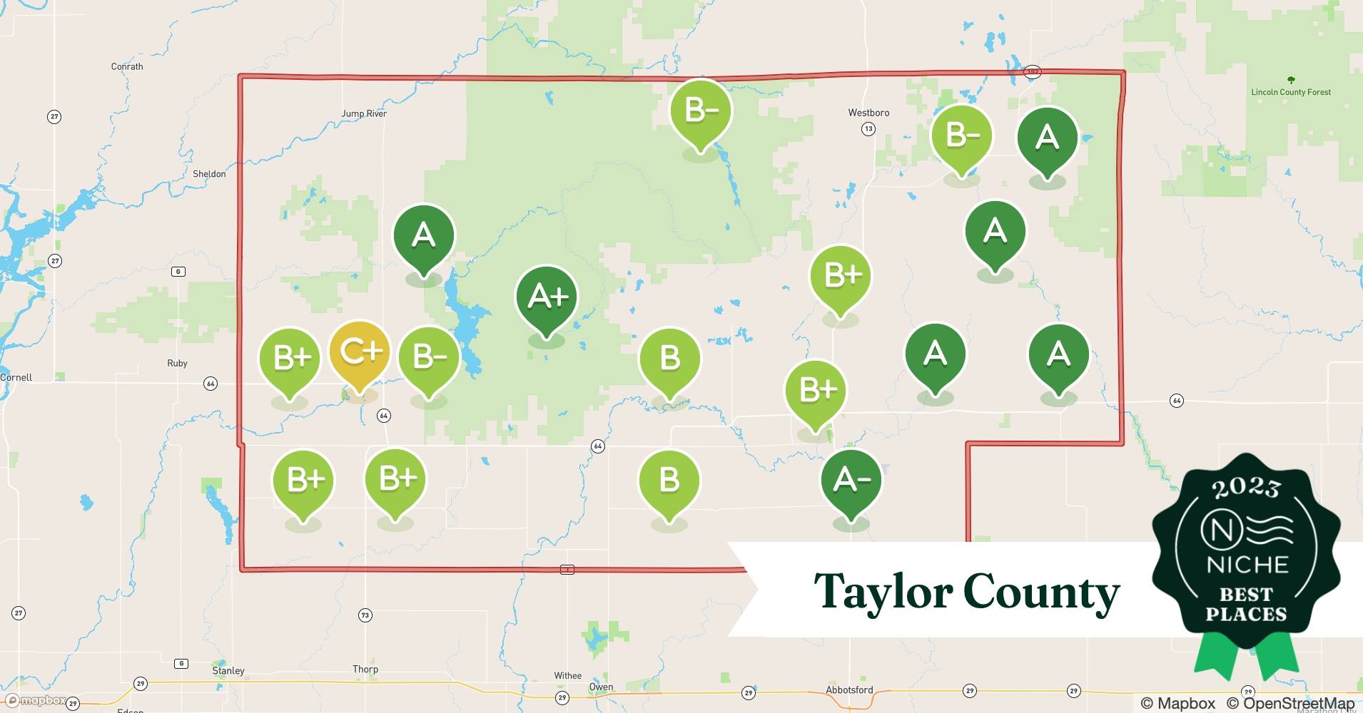 2023 Safe Places to Live in Taylor County, WI - Niche