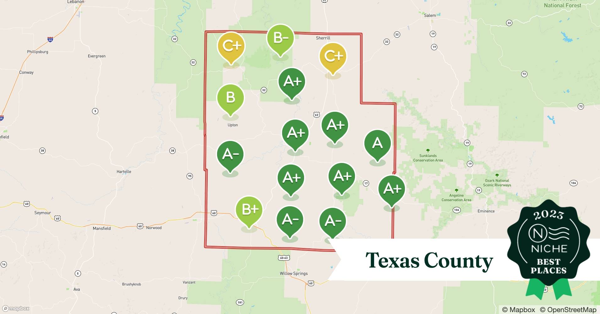 2023 Best Places to Live in Texas County, MO - Niche