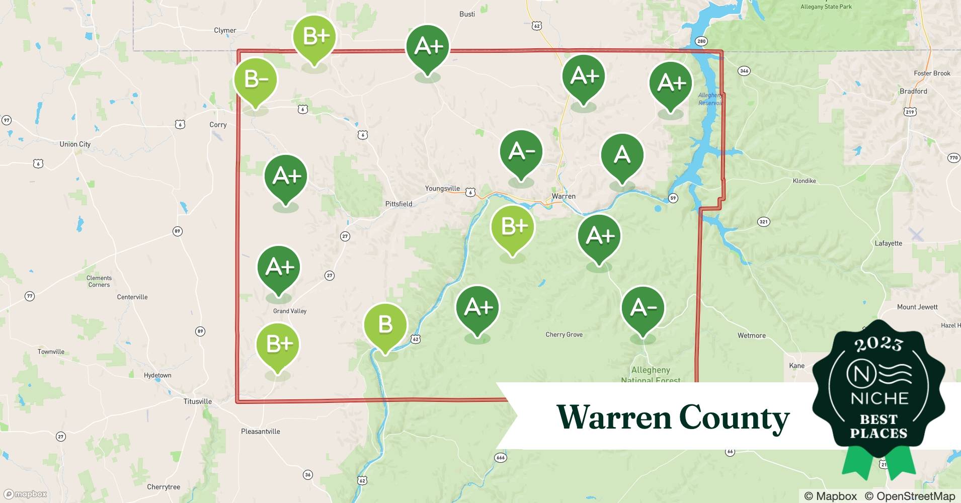 2023 Best Places to Live in Warren County, PA - Niche