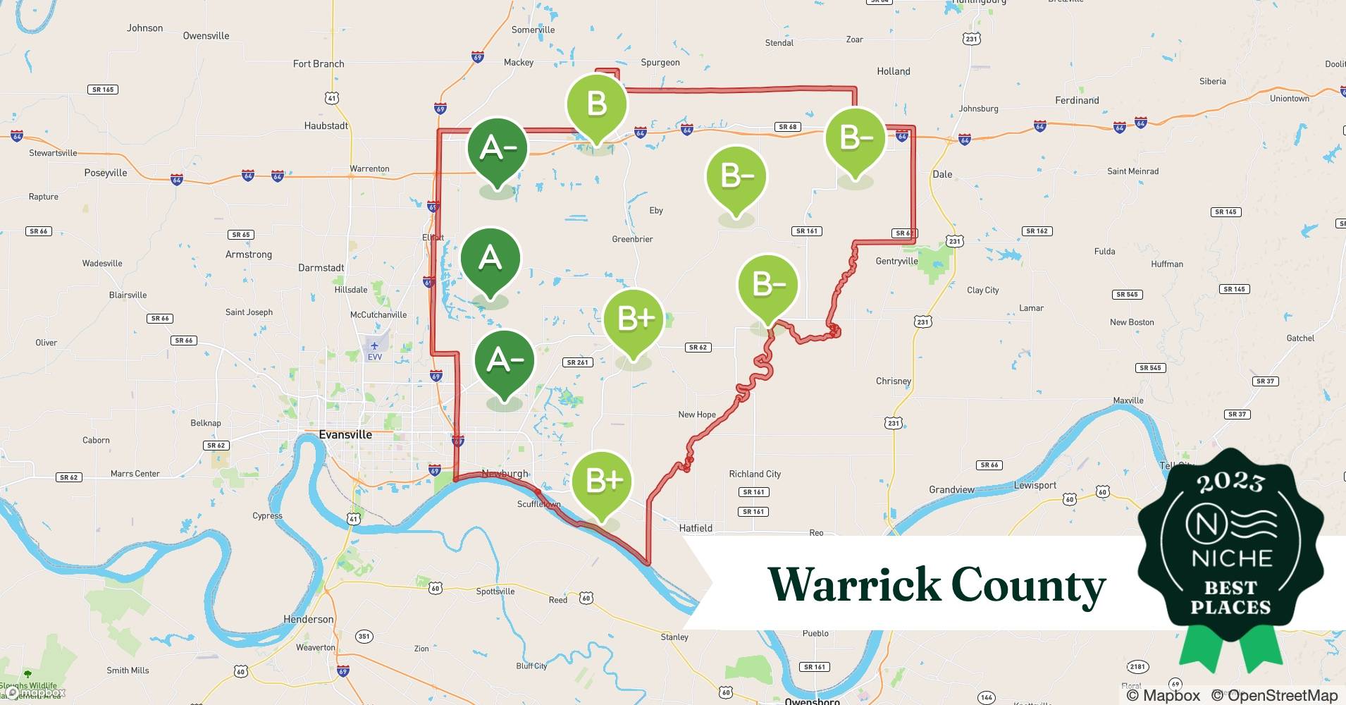 2023 Safe Places to Live in Warrick County, IN - Niche