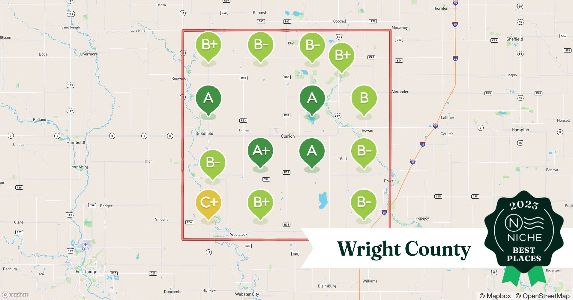 2023 Best Places to Live in Wright County, IA - Niche