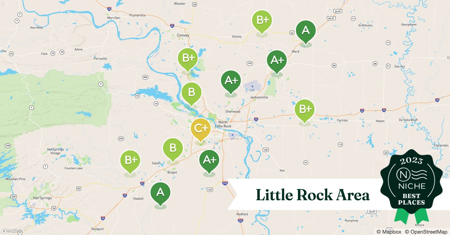 2023 Best Neighborhoods to Live in Little Rock Area - Niche