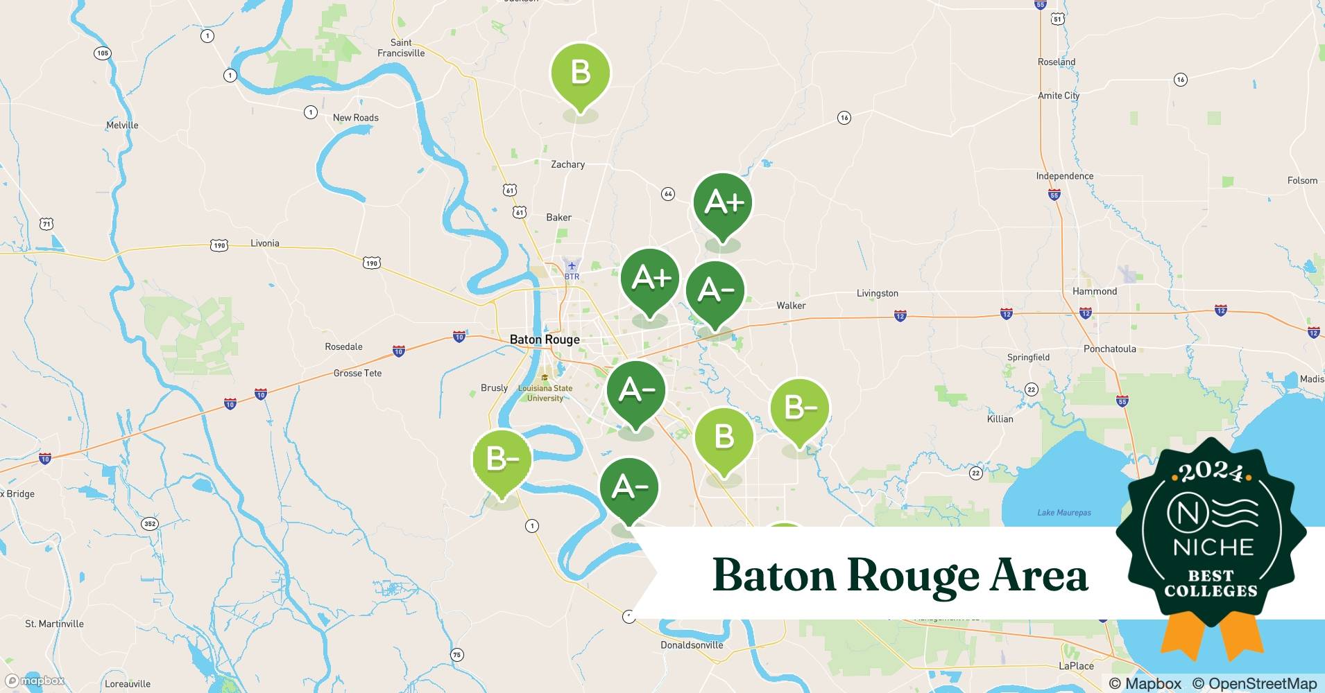 2024 Best Colleges in Baton Rouge Area - Niche