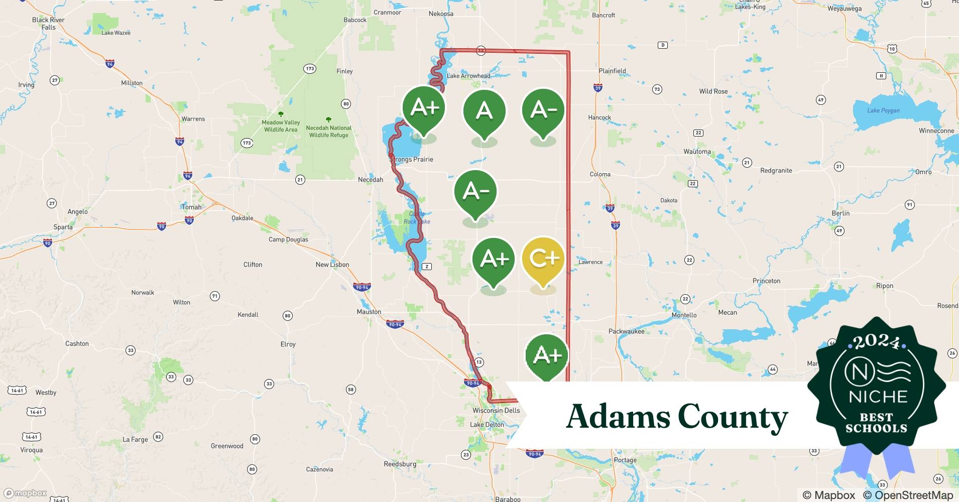 School Districts in Adams County, WI - Niche