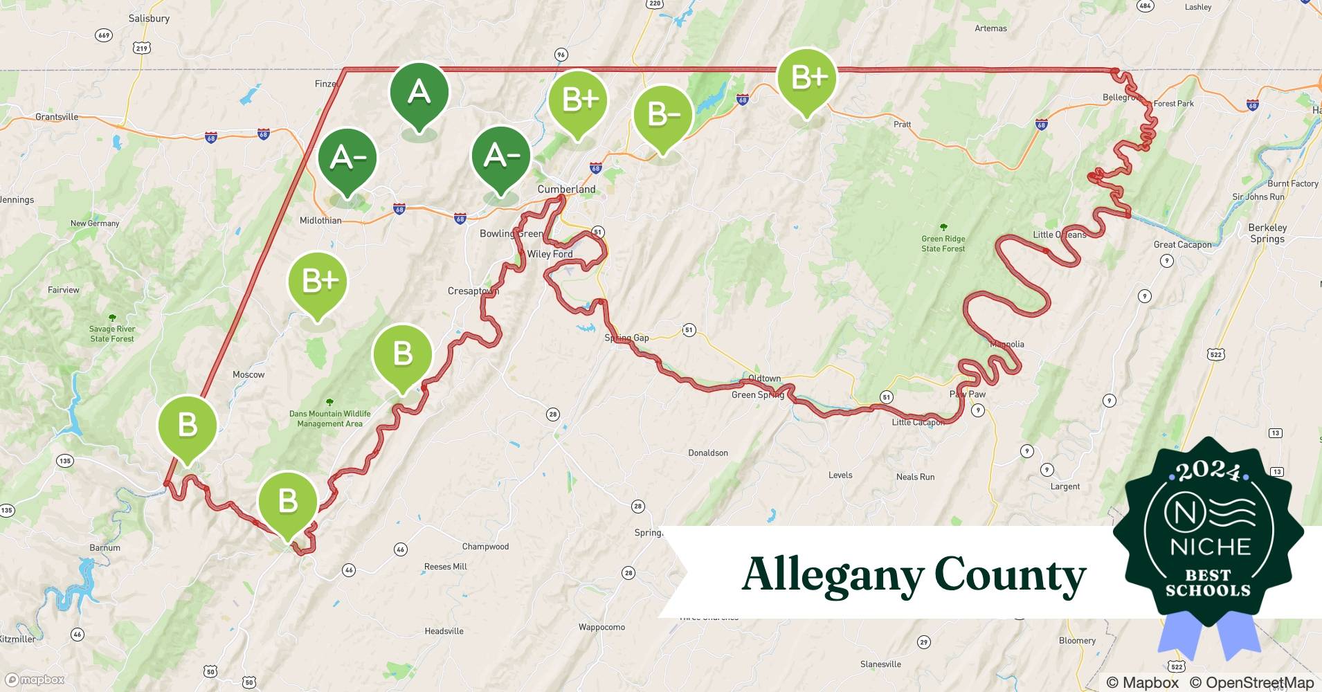 K-12 Schools in Allegany County, MD - Niche