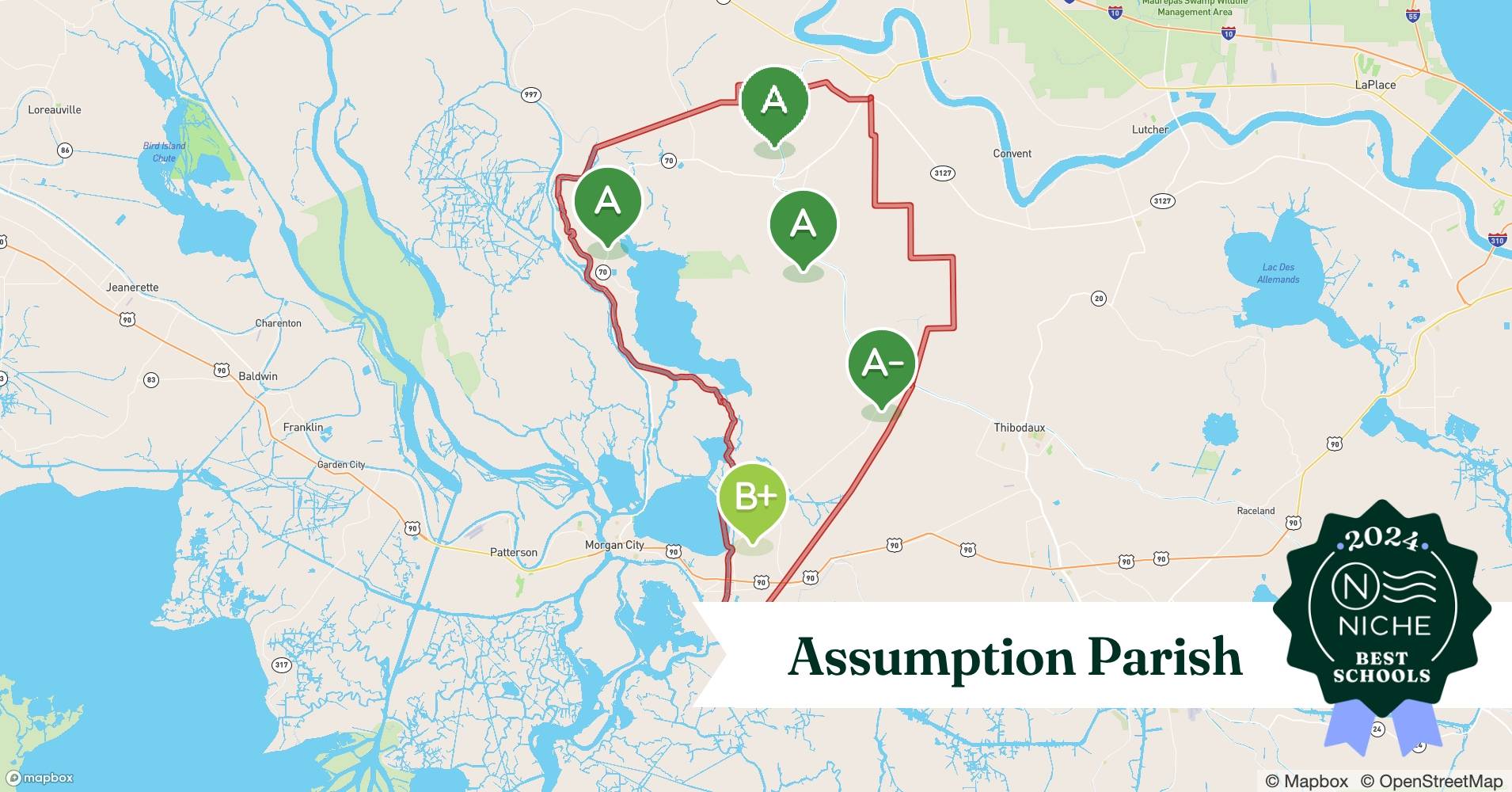 K-12 Schools in Assumption Parish, LA - Niche