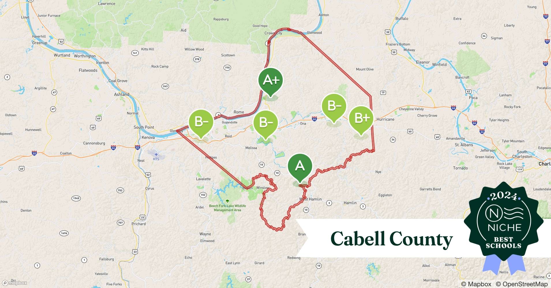 School Districts in Cabell County, WV - Niche